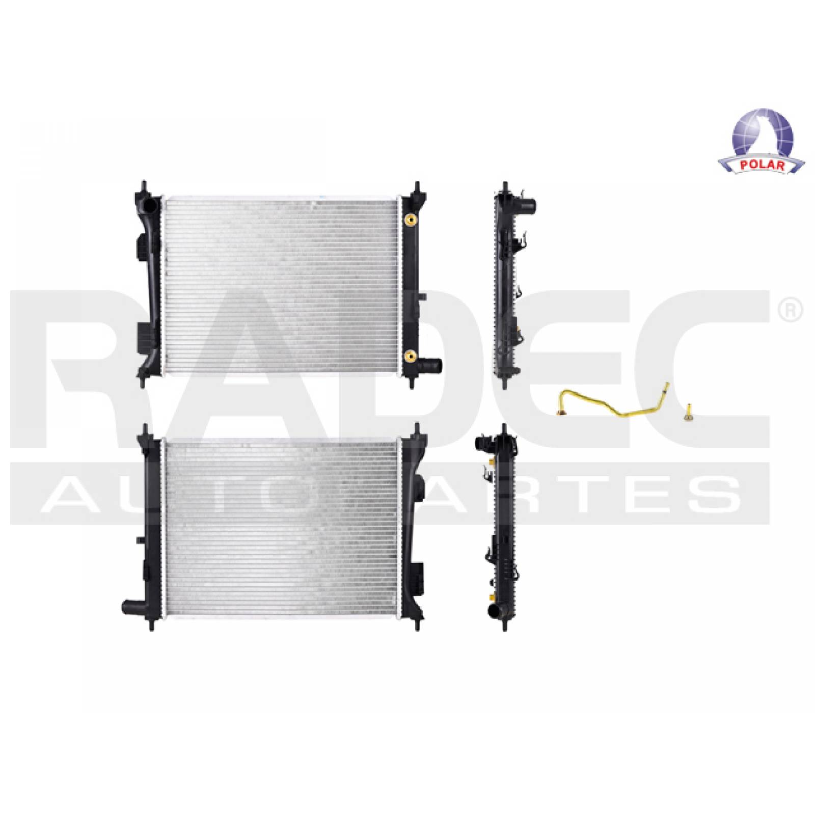 Radiador Kia Rio 2012 - 2017 Con Aire Acondicionado Aut