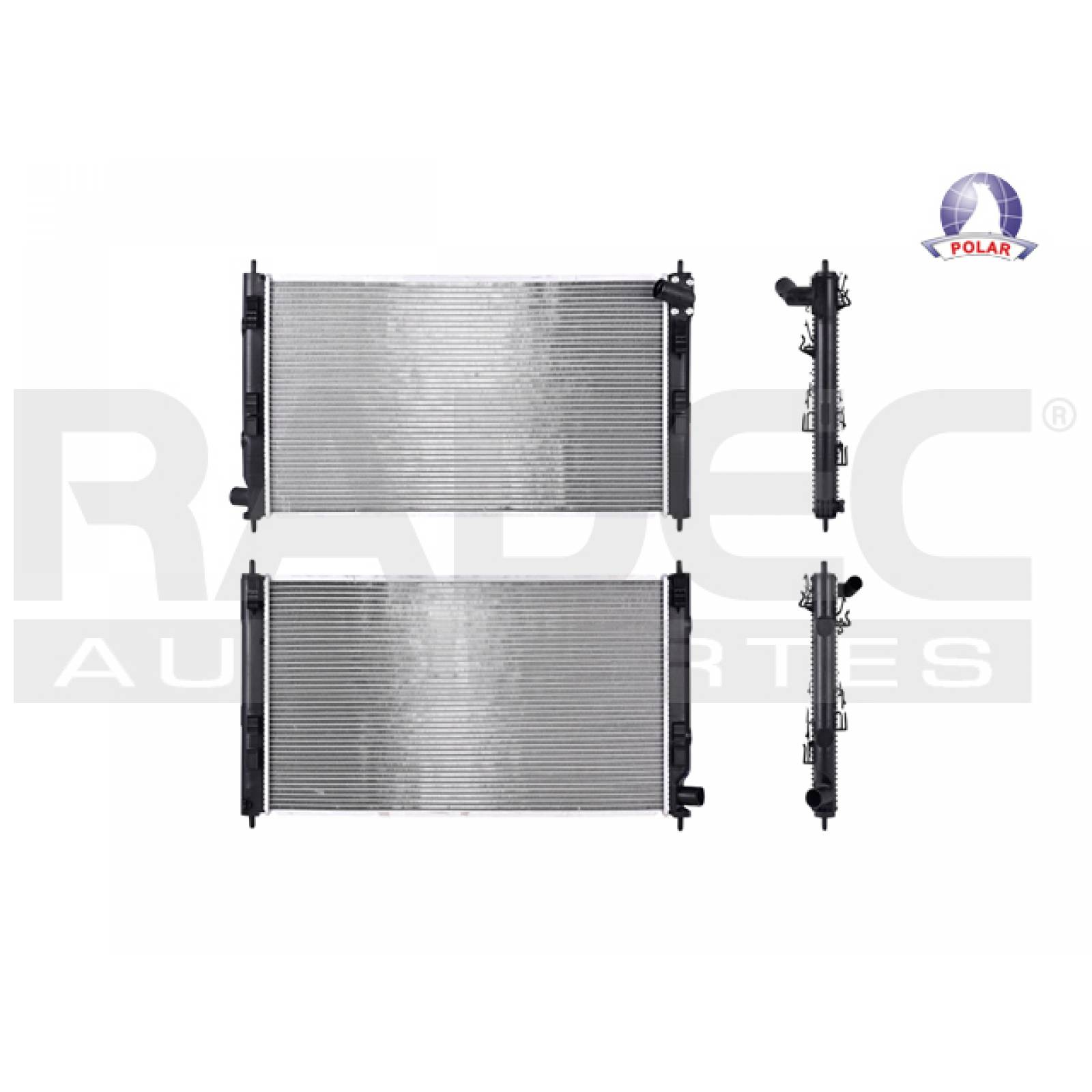 Radiador Outlander 2008 Polar Mitsubishi