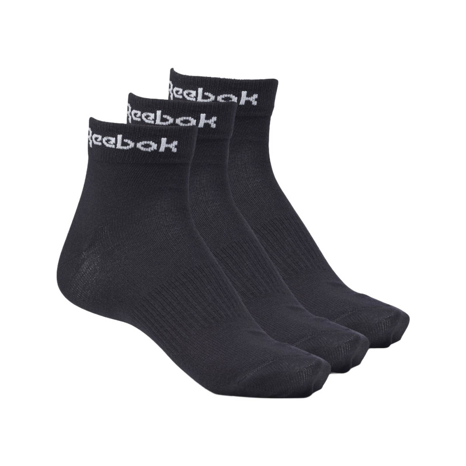 CALCETINES REEBOK UNISEX NEGRO REEBOK ACTIVE CORE GH8166.
