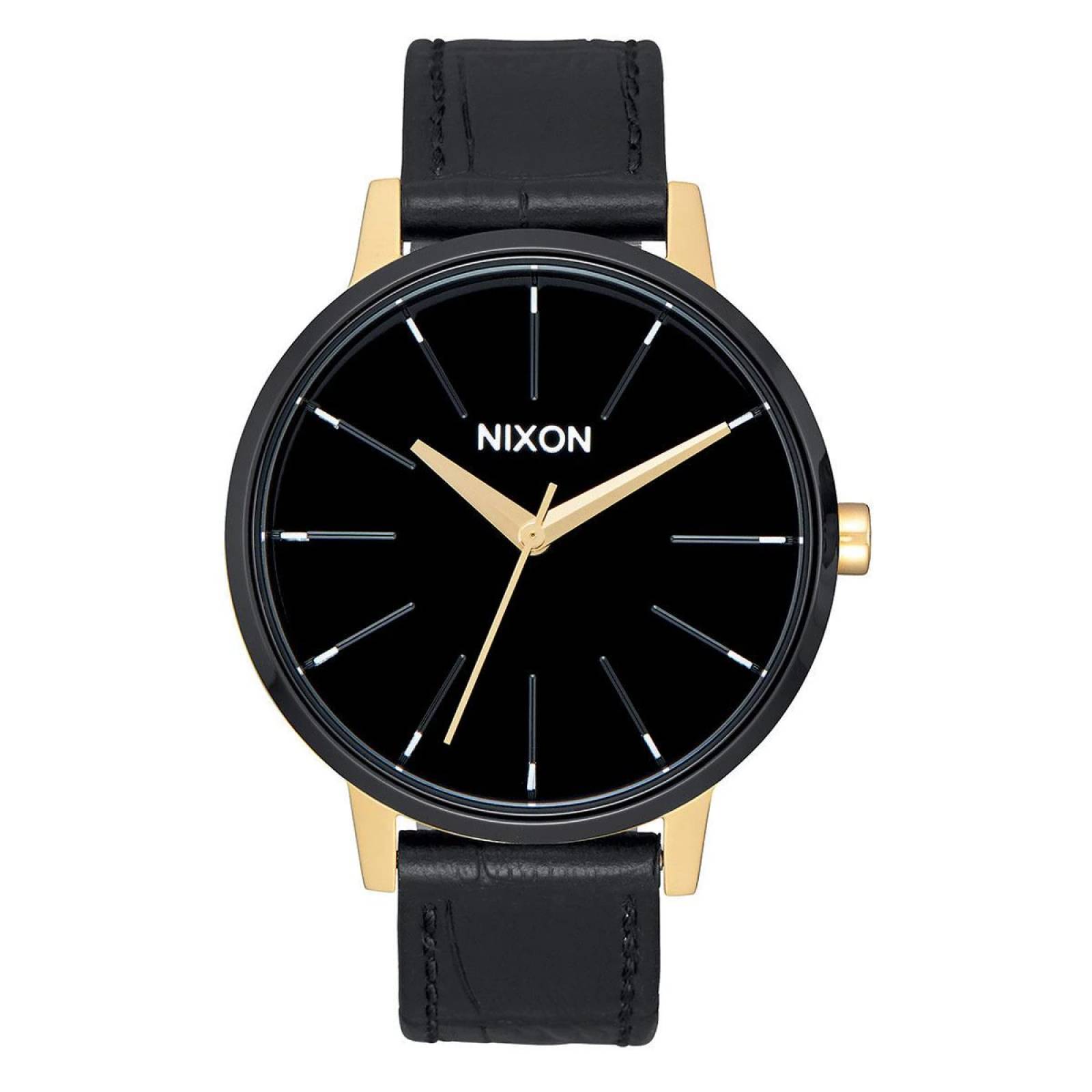 RELOJ NIXON UNISEX NEGRO NIXON KENSIGTON LTH ACERO INOXIDABLE A108-2226