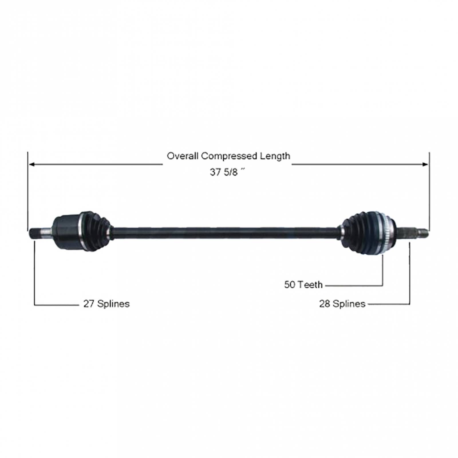 Flecha Homocinetica Honda Accord 1990-1993 L4 2.2