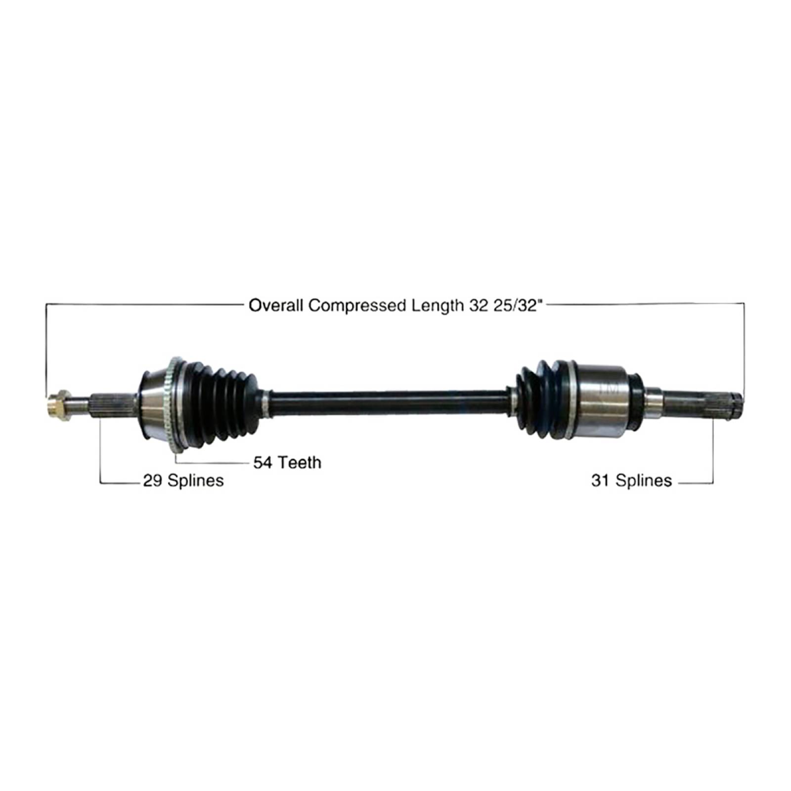Flecha Homocinetica, SPQ; Para Ford Explorer 2002-2005 V6; 4