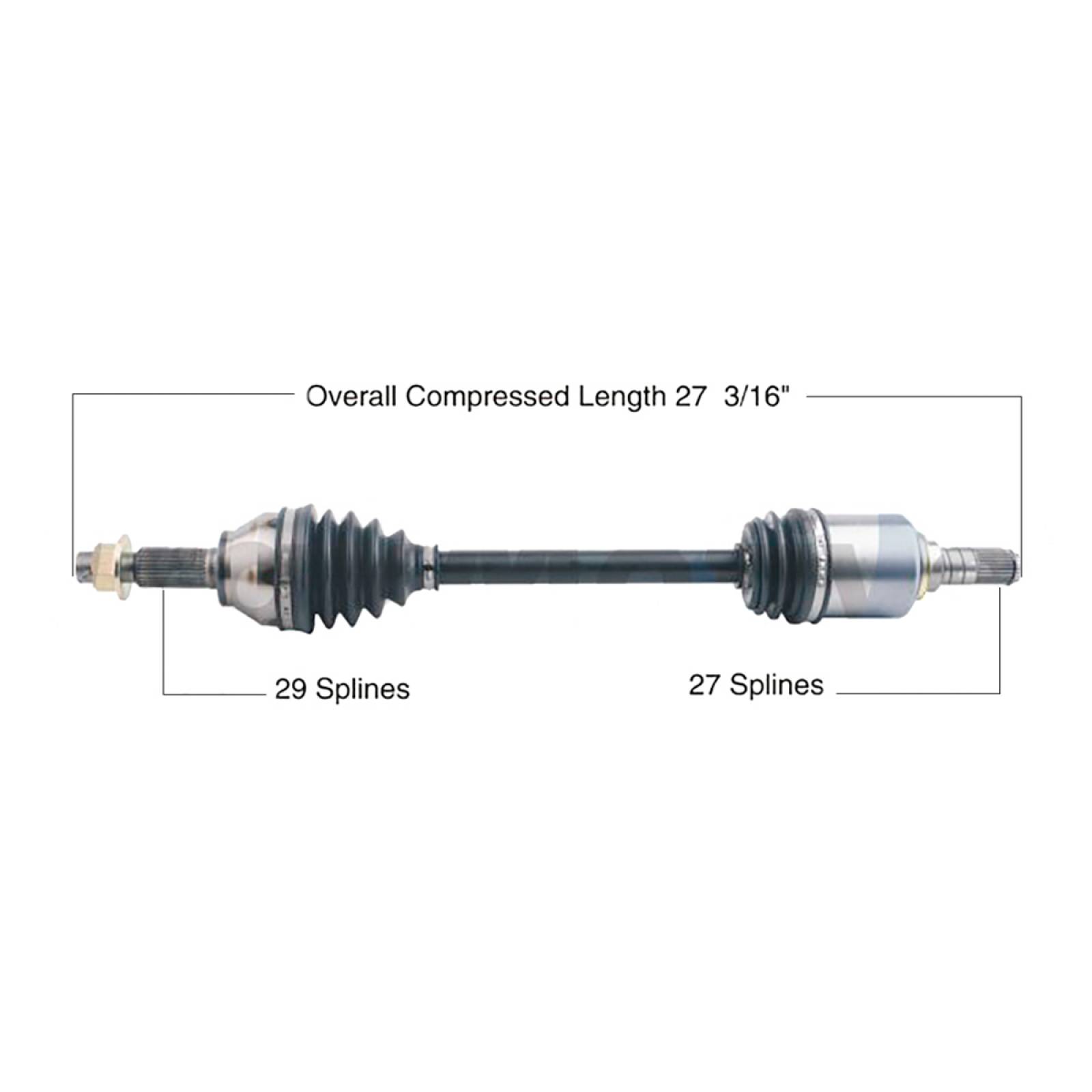 Flecha Homocinetica, SPQ; para Nissan Juke L4; (1.6) 2011-2016