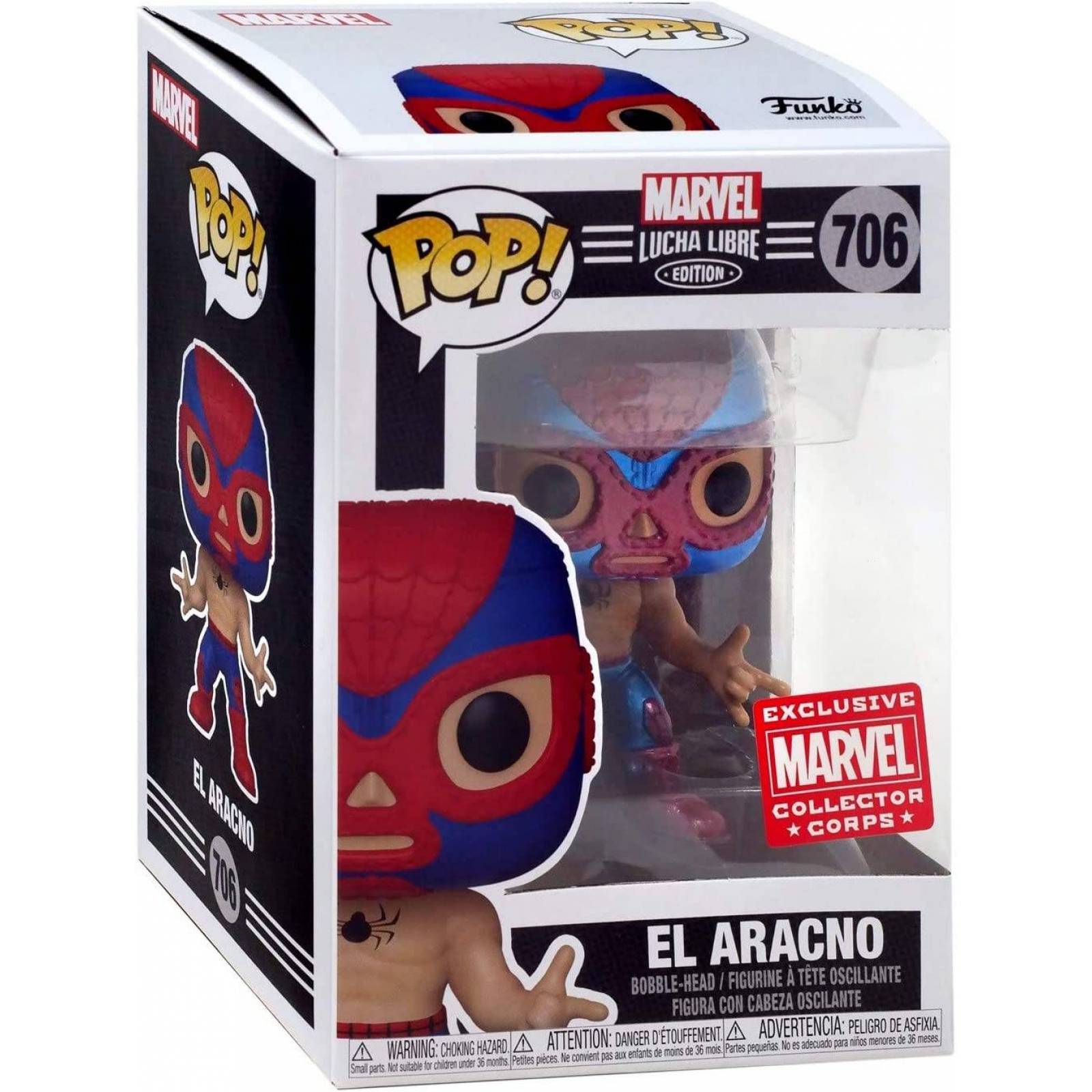 Funko Pop Marvel El Aracno 706 Marvel Exclusive