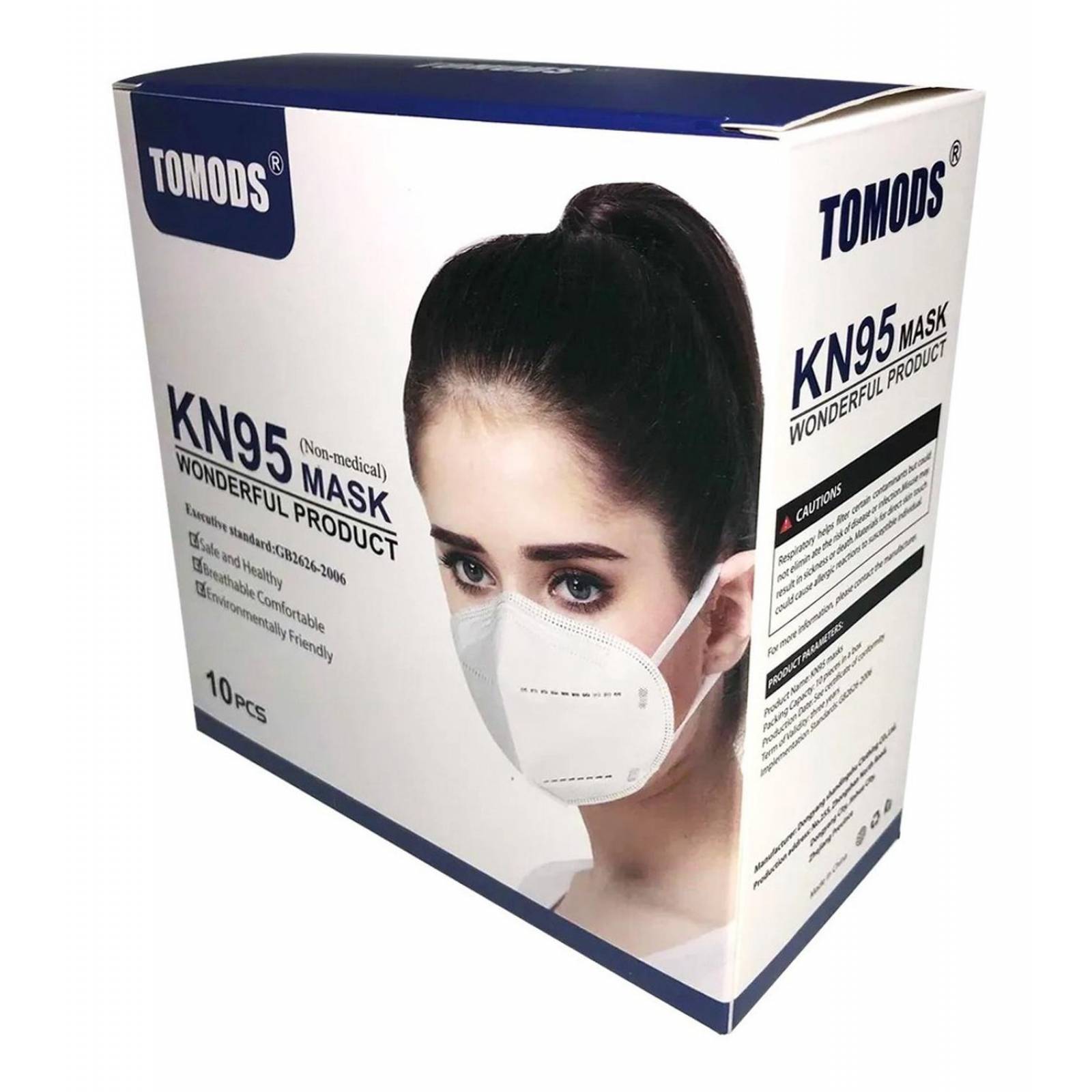 Cubrebocas Kn95 Mascarillas Tomods 12 Pzs Varios Colores Colores Mixto