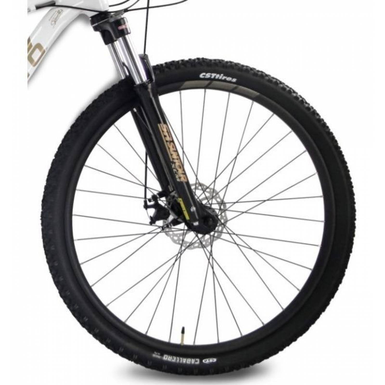 Bicicleta Benotto Montaña Fs-950 R29 27v Shimano Altus Dd Ml Blanco