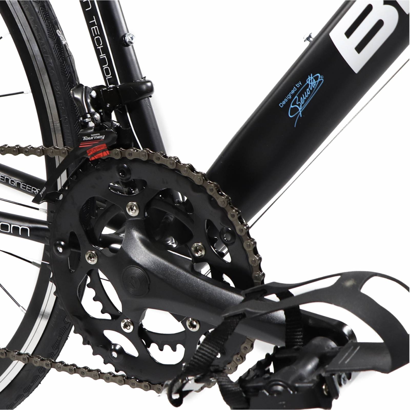 Bicicleta BENOTTO Ruta 850 Aluminio R700 14V Shimano 48 Negro