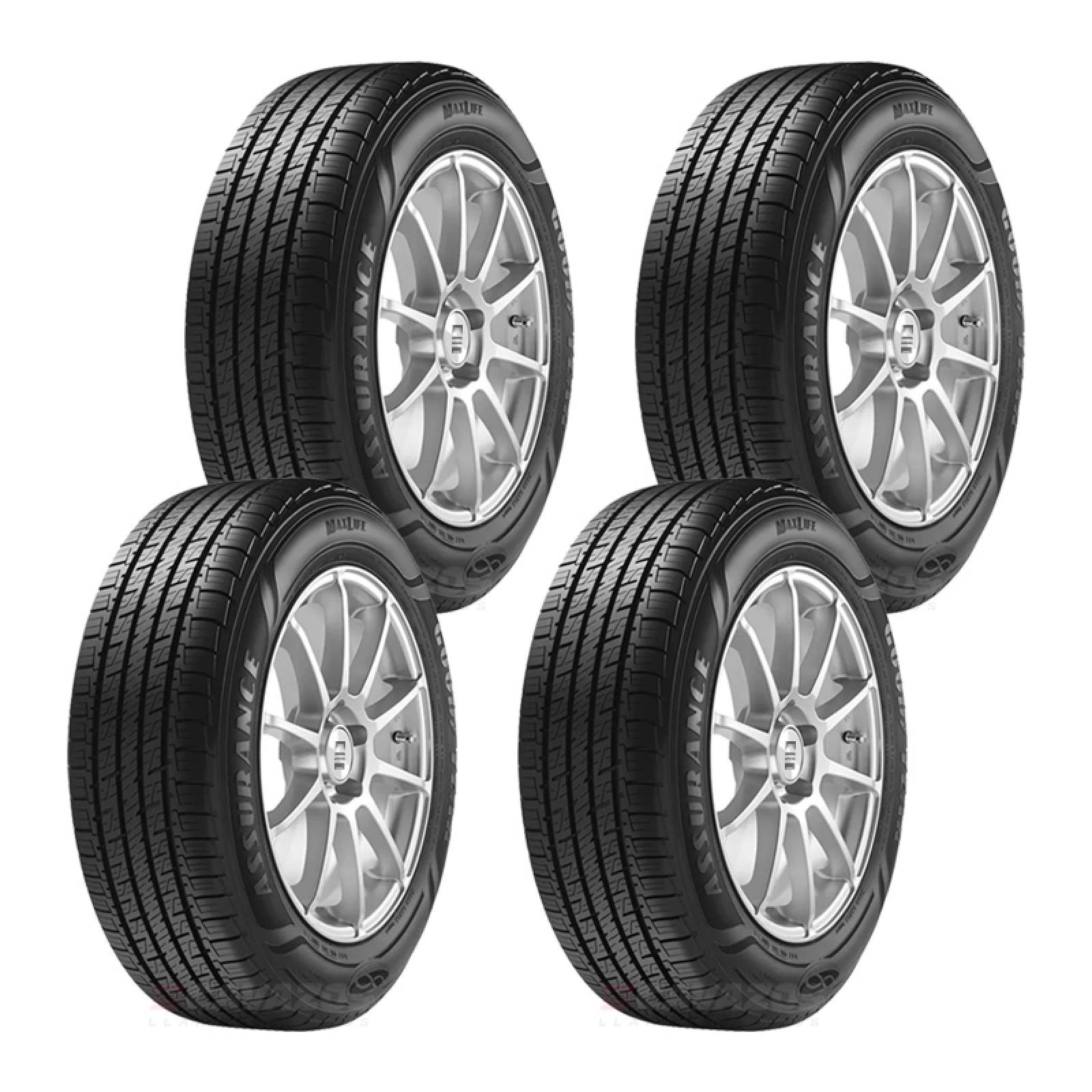 Paquete de 4 LLANTAS 185 60 R14 GOODYEAR ASSURANCE MAXLIFE 82H