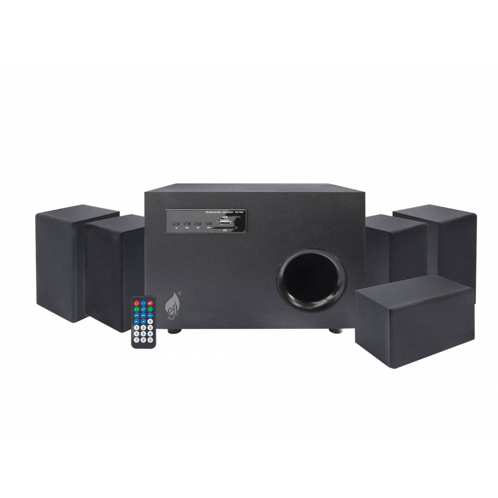 Bocinas Multimedia Bluetooth Recargables con Subwoofer 15 W RMS