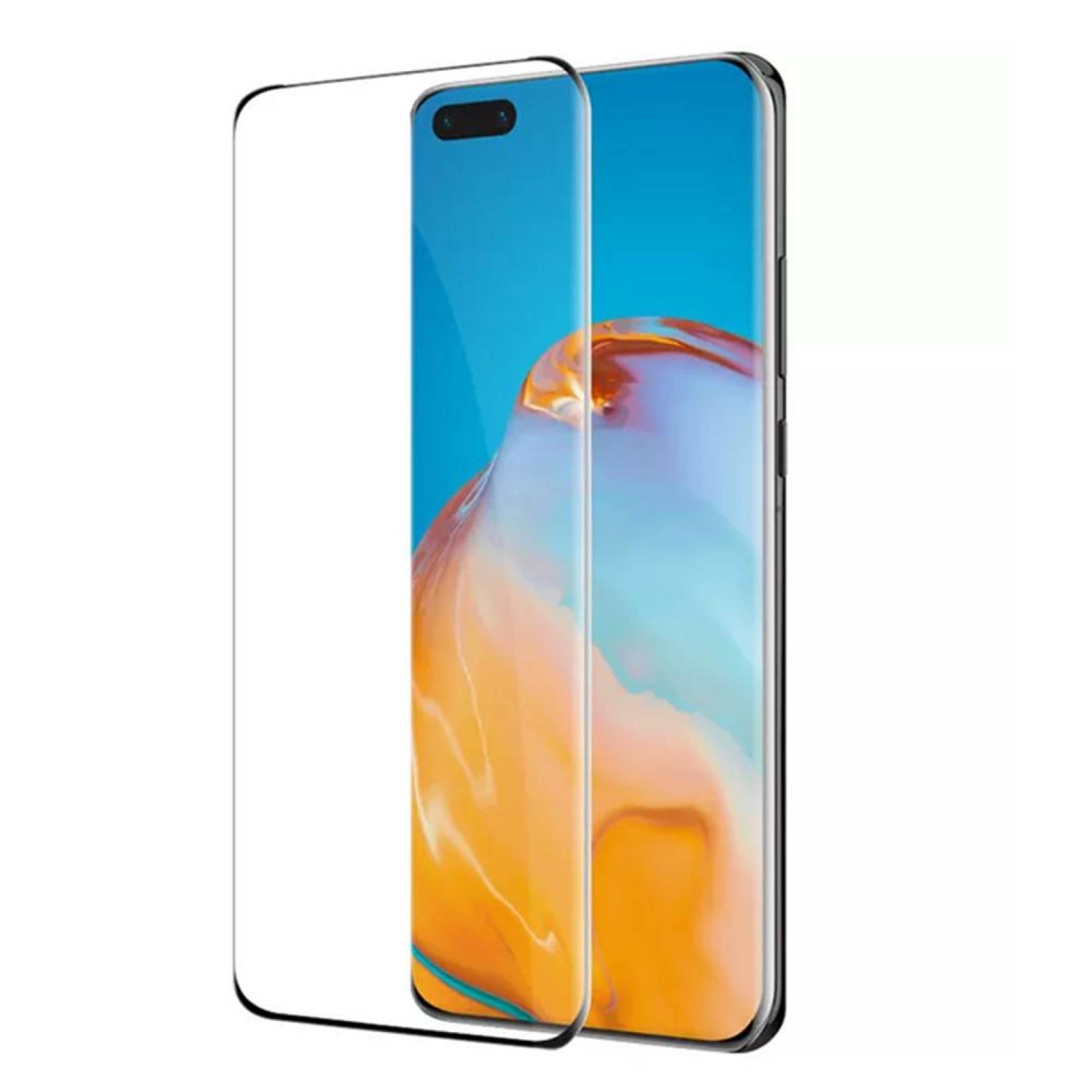 Mica De Cristal Templado Curvo Para Huawei P40 Pro