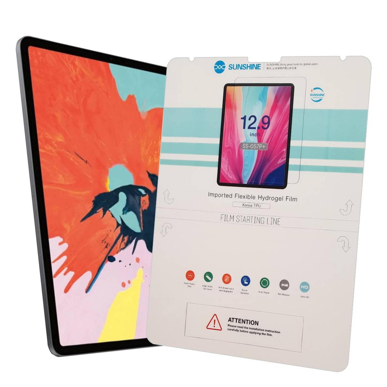 Mica de Nano Hidrogel Para Ipad Pro 12.9" 2020 y 2021