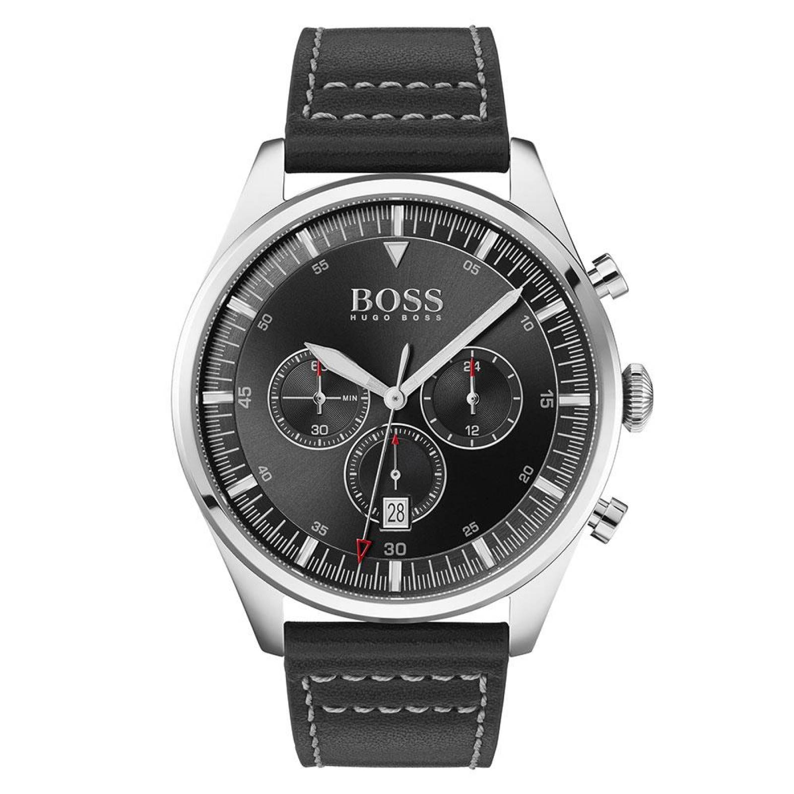 Reloj Hugo Boss Hombre Cuero 1513708 Pioneer