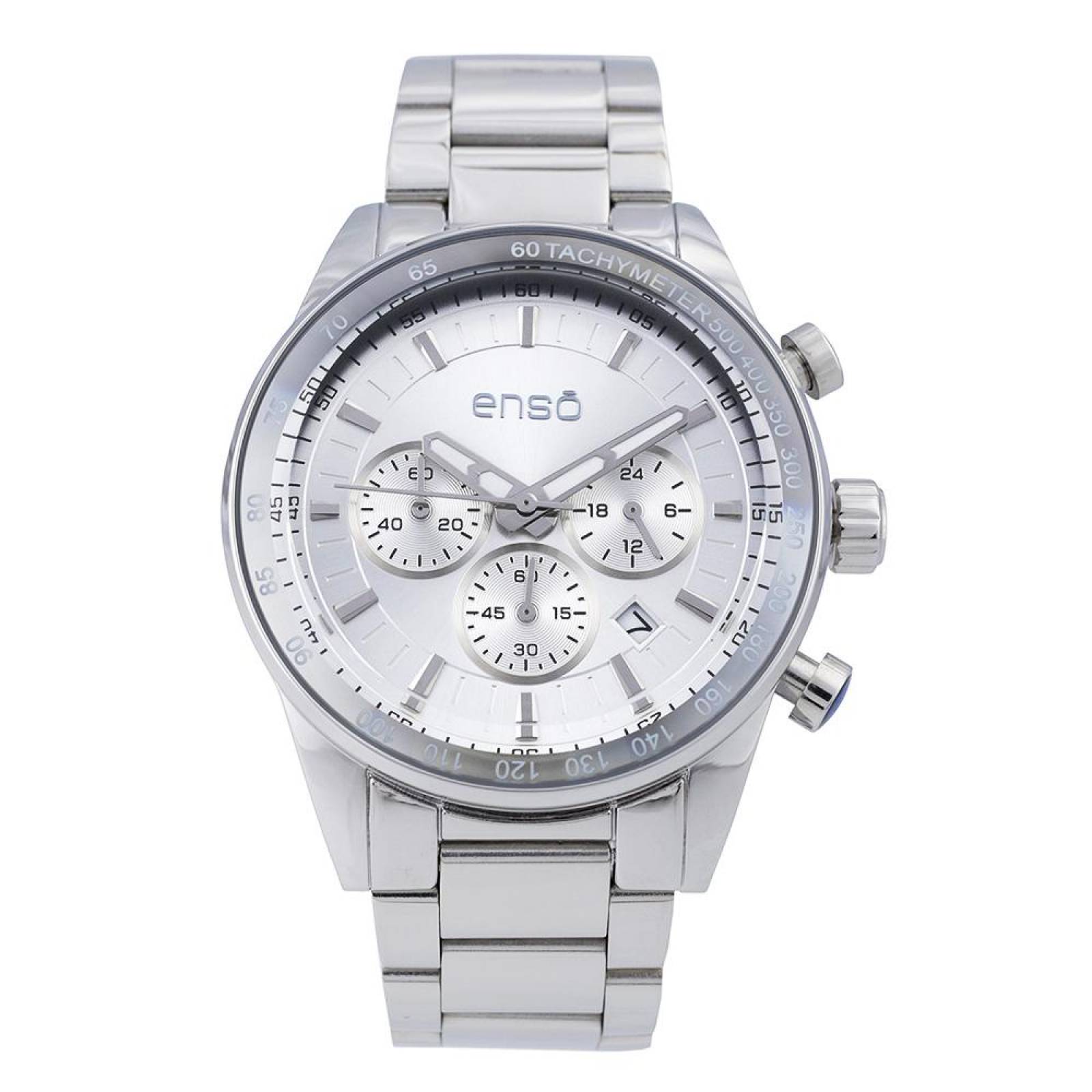 Reloj Enso Mens Silver Plateado EW1008G1 De Acero Hombre
