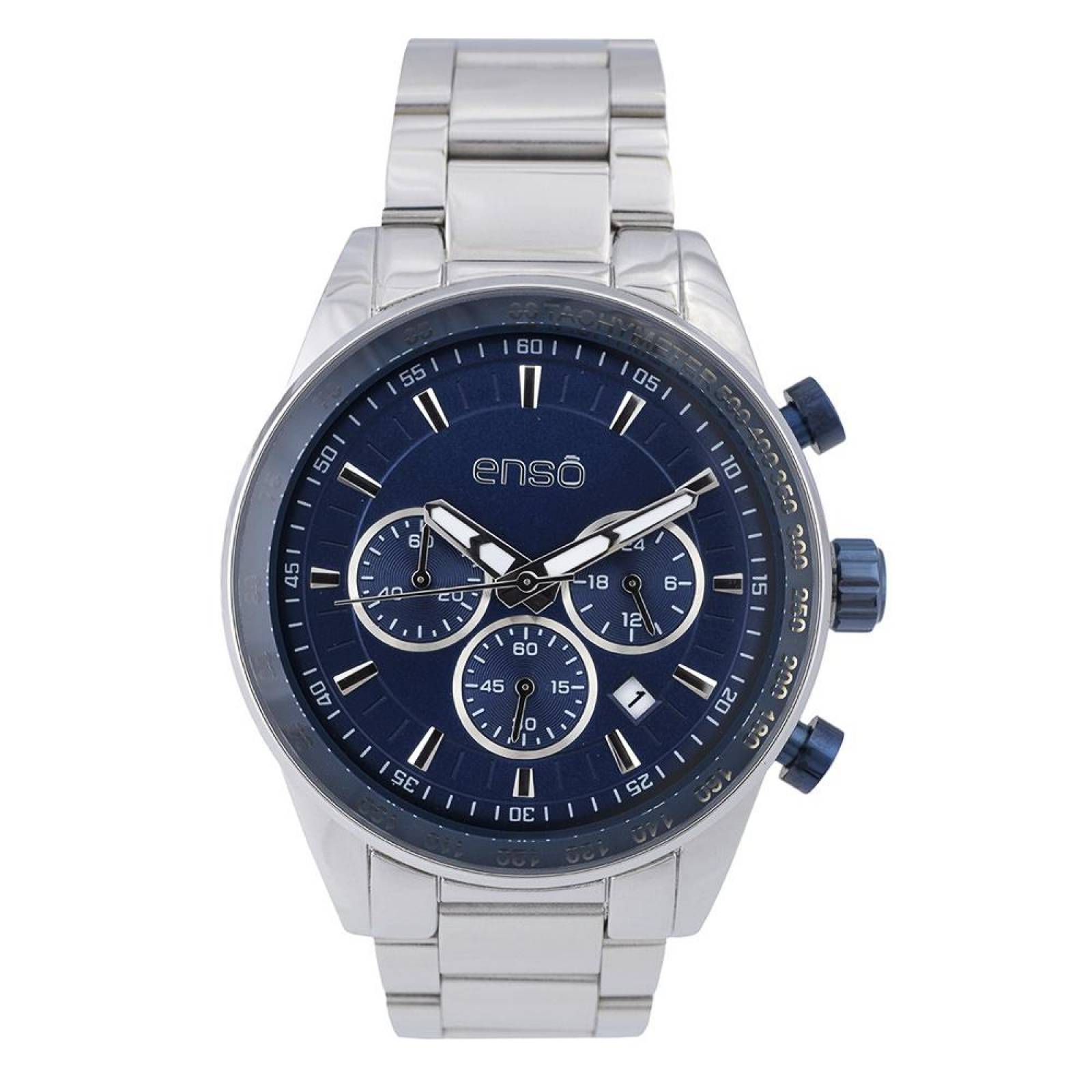 Reloj Enso Mens Silver Plateado EW1008G3 De Acero Hombre