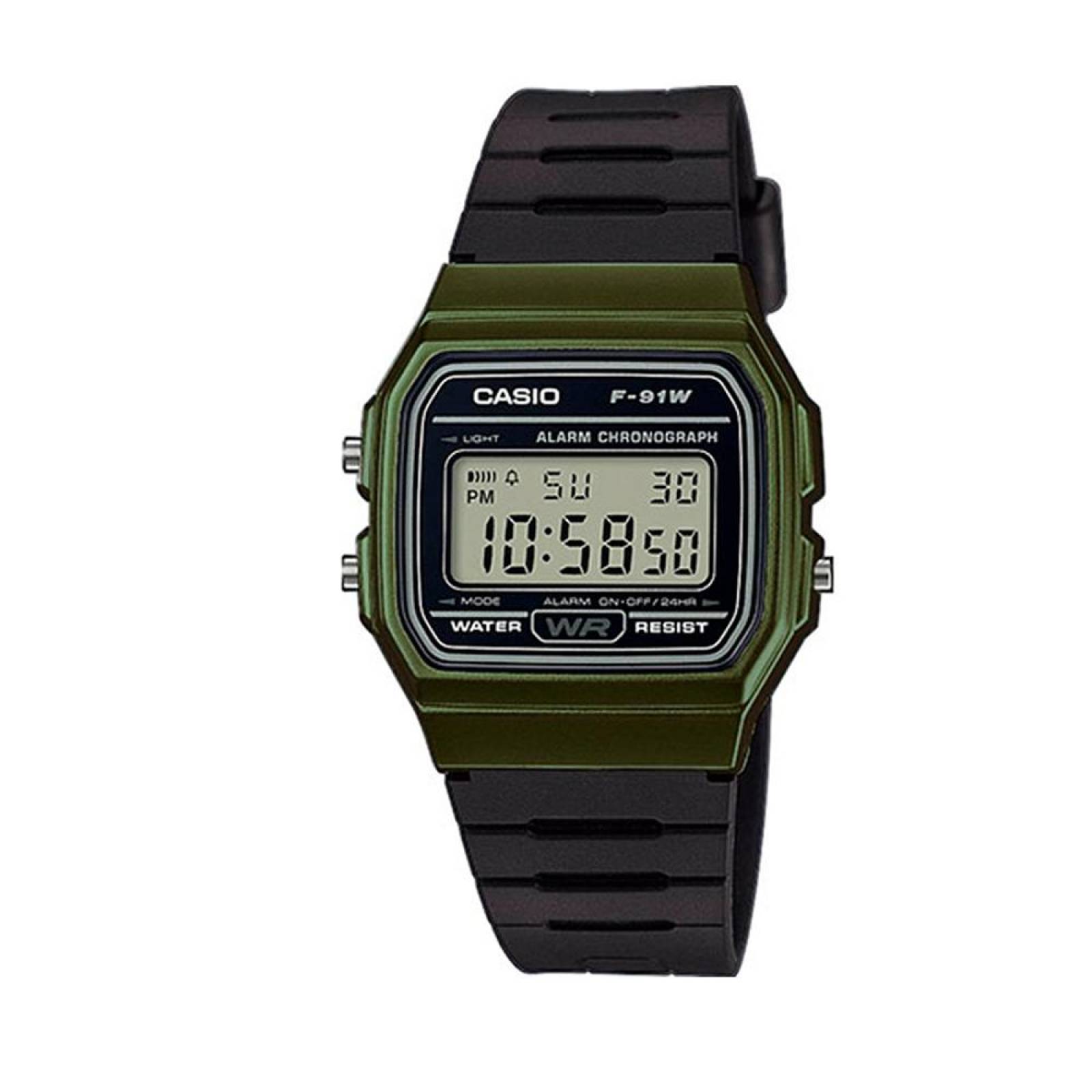 Reloj Casio Unisex Color Negro F-91WM-3ACF -S023