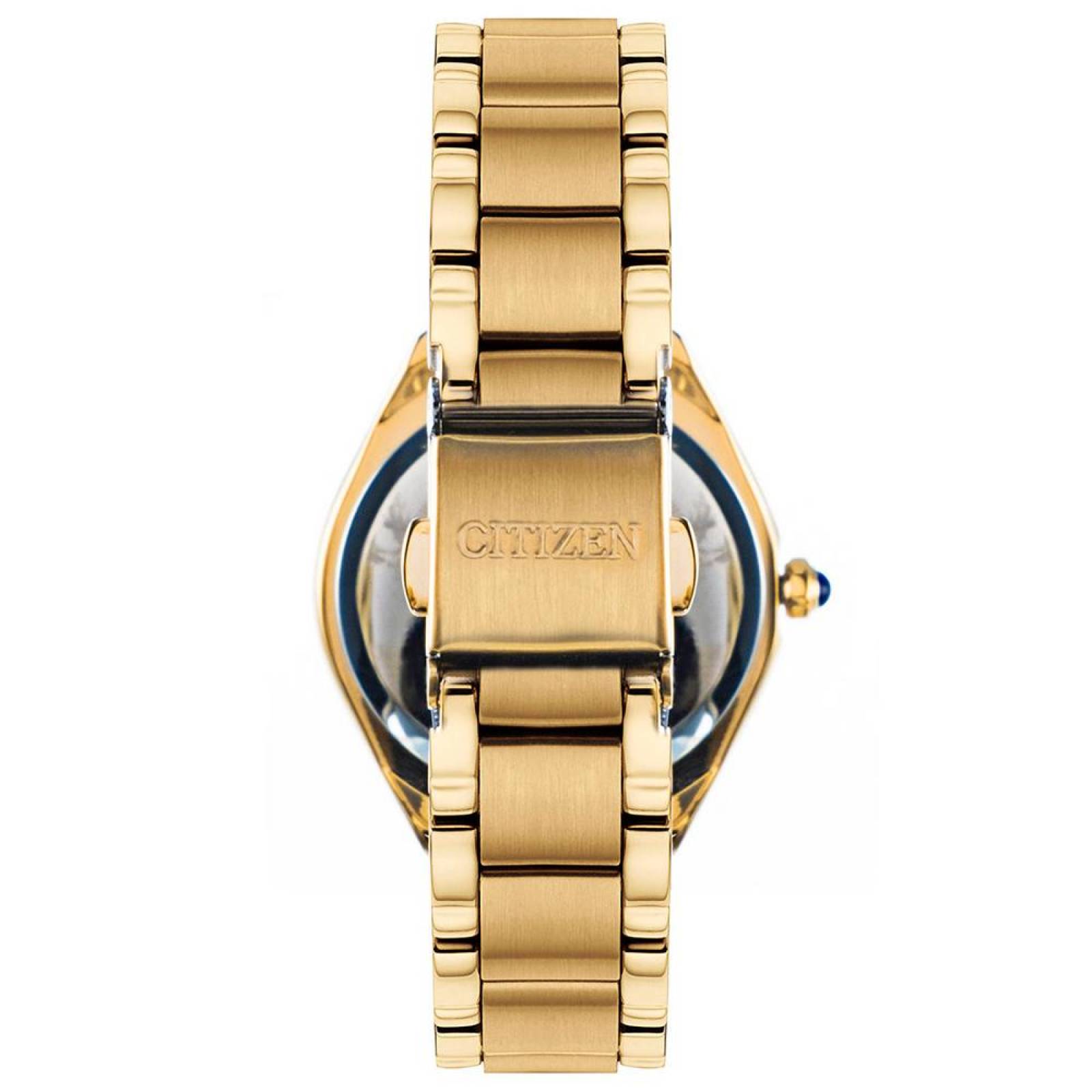 Reloj Citizen Eco-Drive Dama Dorado Cryst EW2543-85D - S022