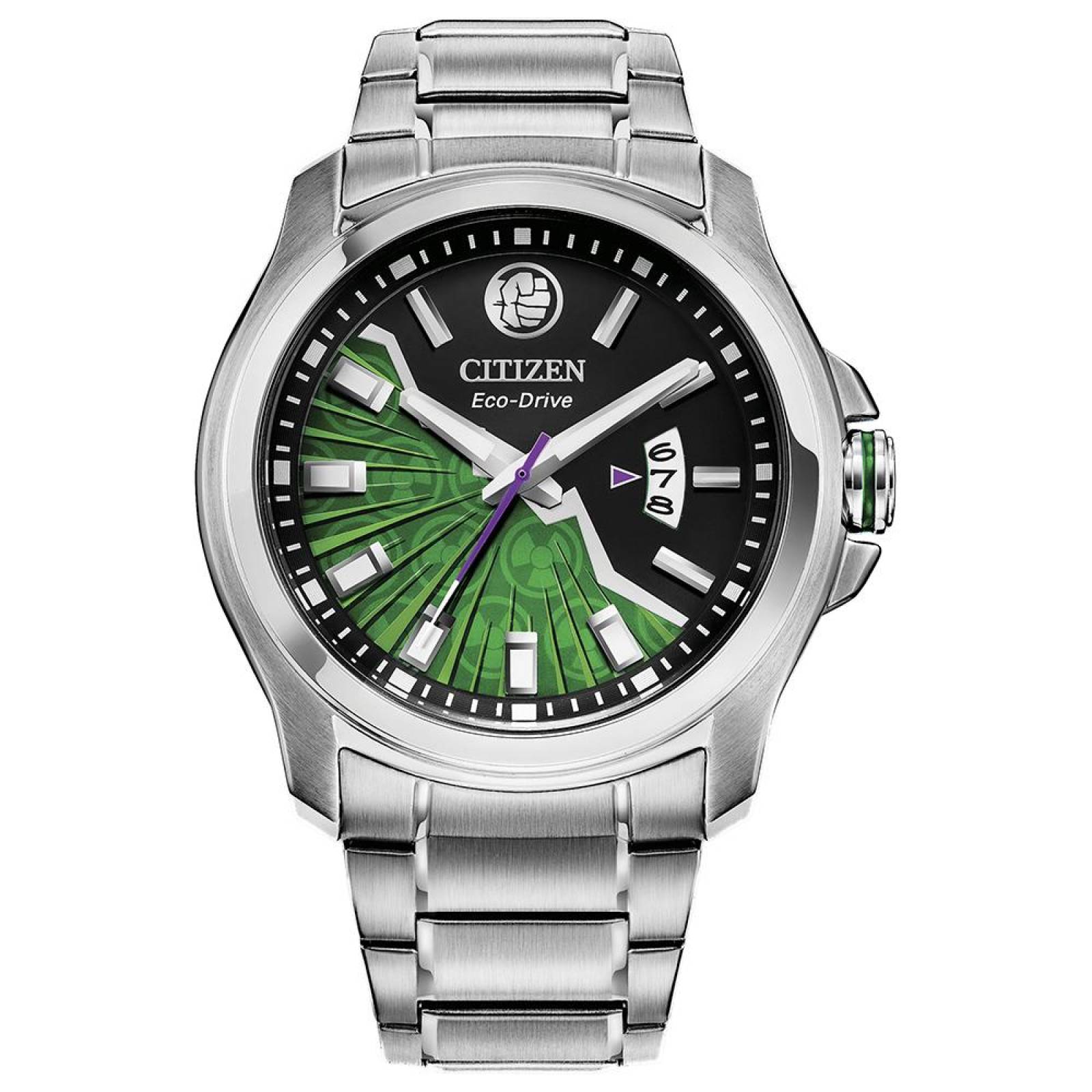 Reloj Citizen Eco-Drive Marvel Hulk AW1351-56W Para Hombre