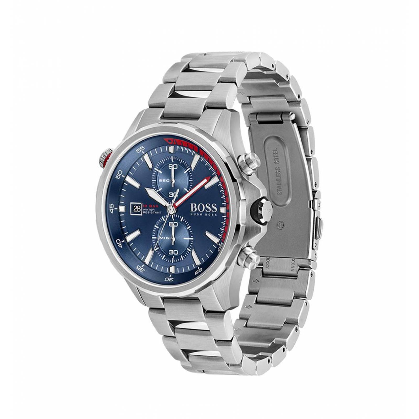 Reloj Hugo Boss Hombre Acero Inoxidable 1513823 Globetrotter