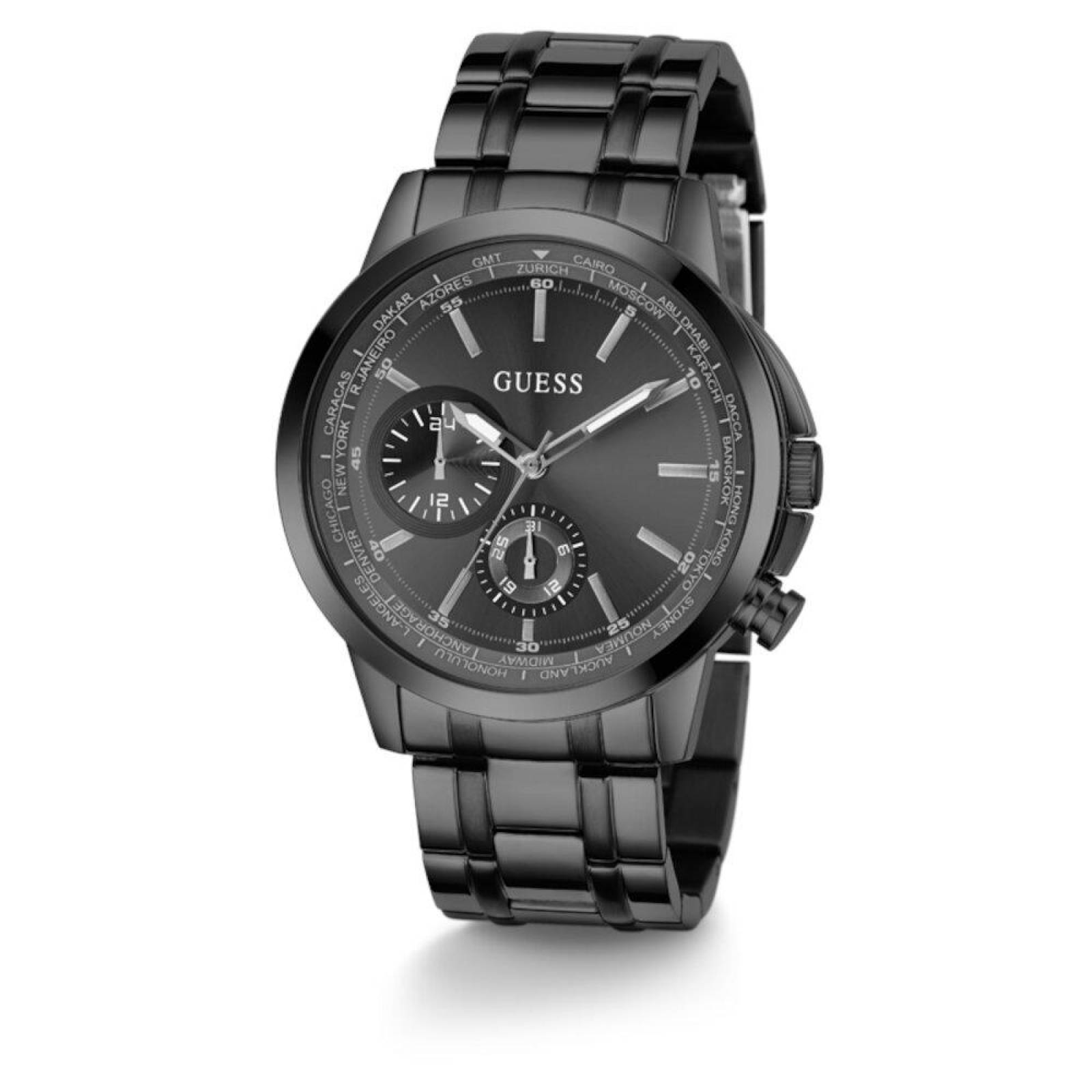 Reloj Guess Spec Negro GW0490G3 De Acero inoxidale Hombre