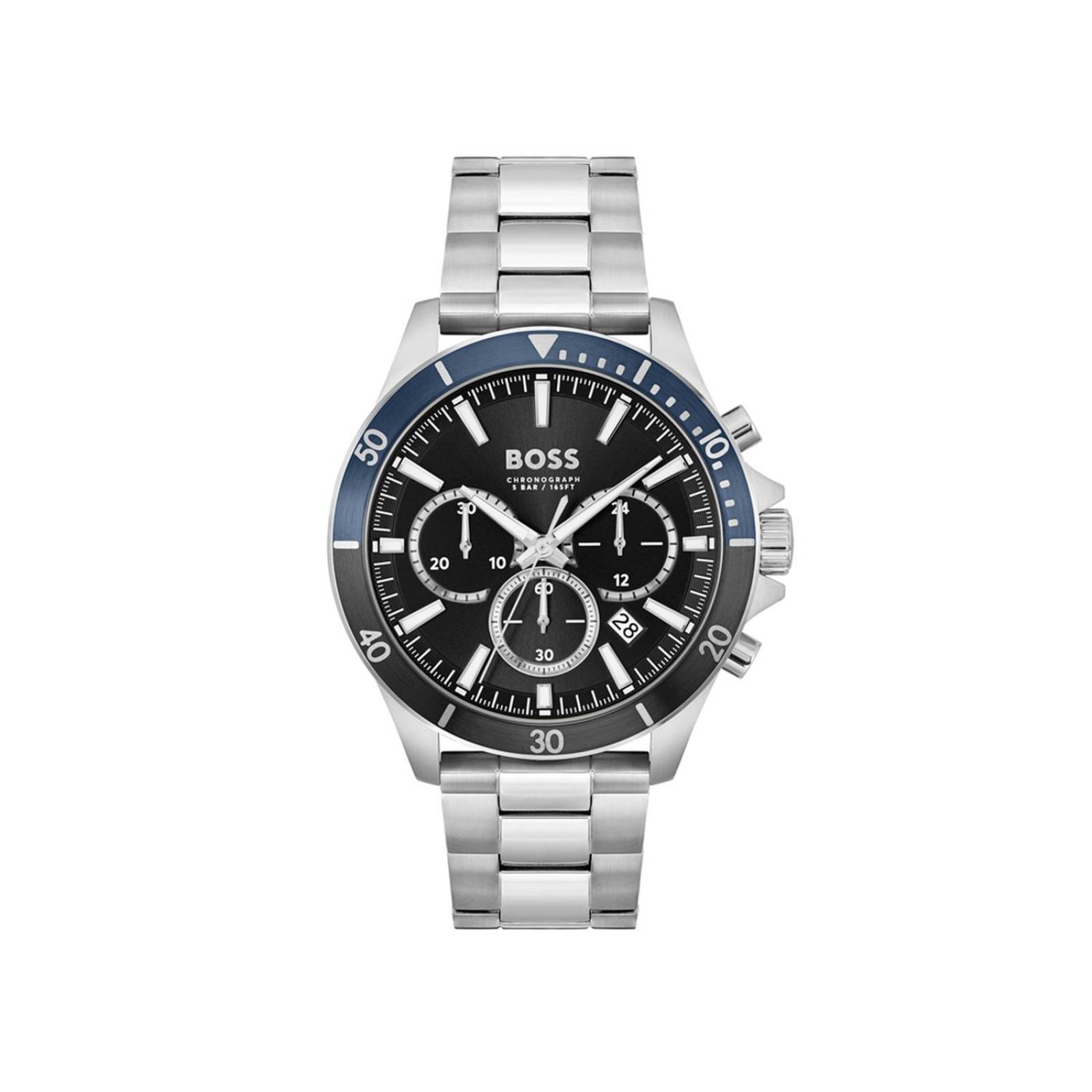 Reloj Hugo Boss Hombre Acero Inox 1514101 Troper Cronógrafo