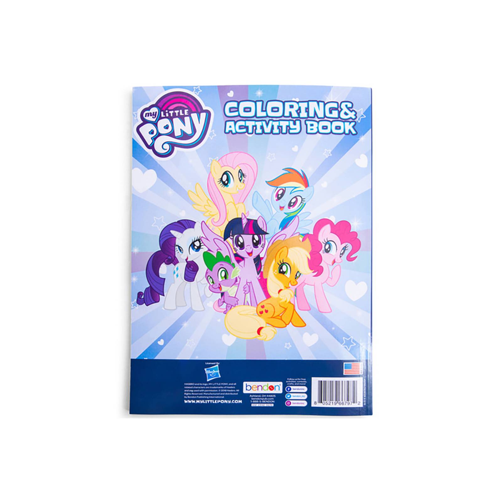 Libreta Cuaderno Colorear My Little Pony Bendon