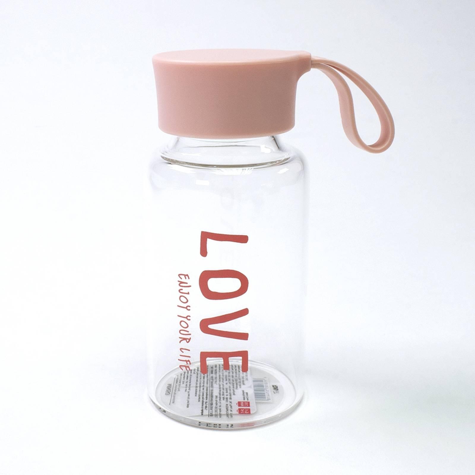 Botella de vidrio Rosa Chica