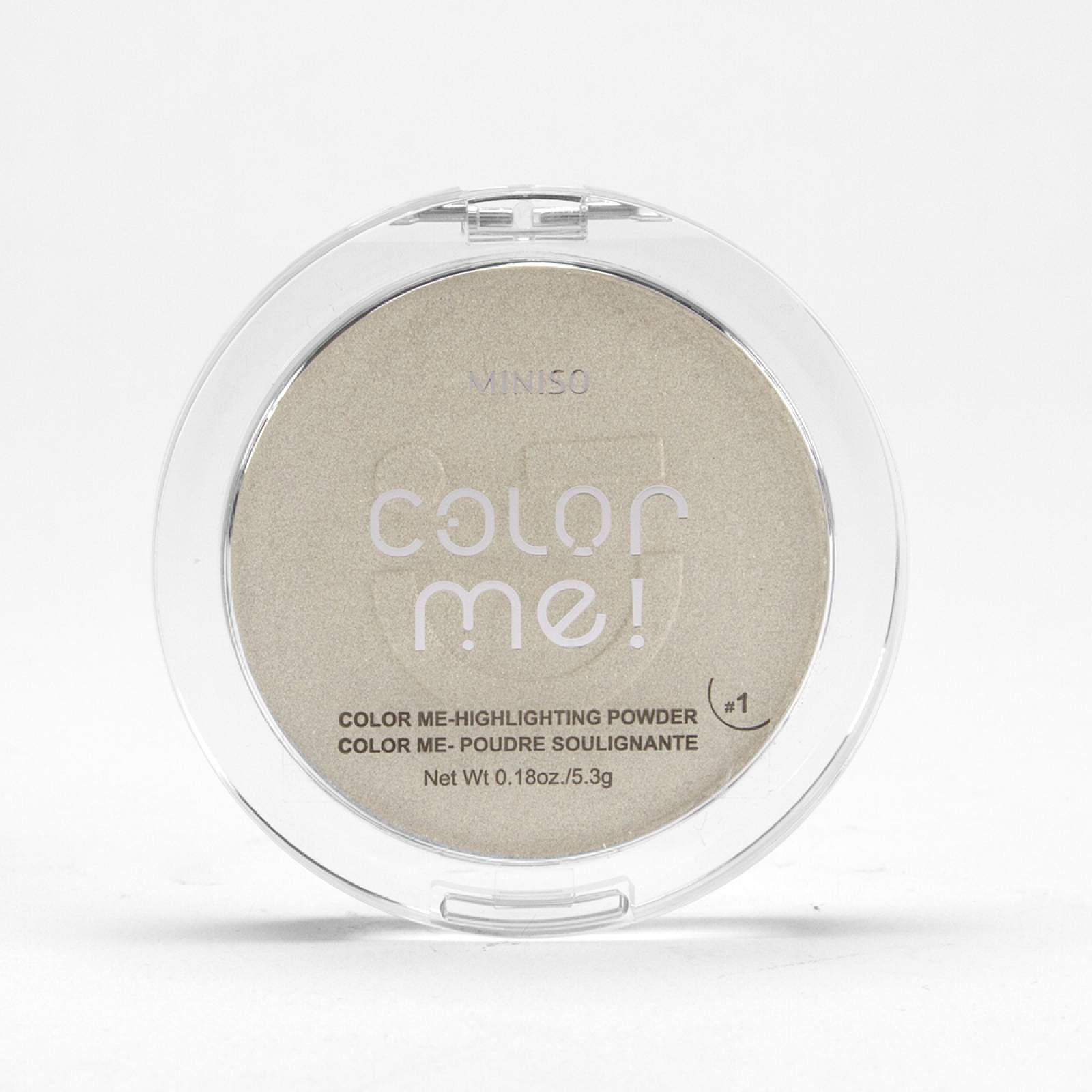 Miniso Iluminador En Polvo Color Me Tono 01 Destellos Dorados 5 3 gr