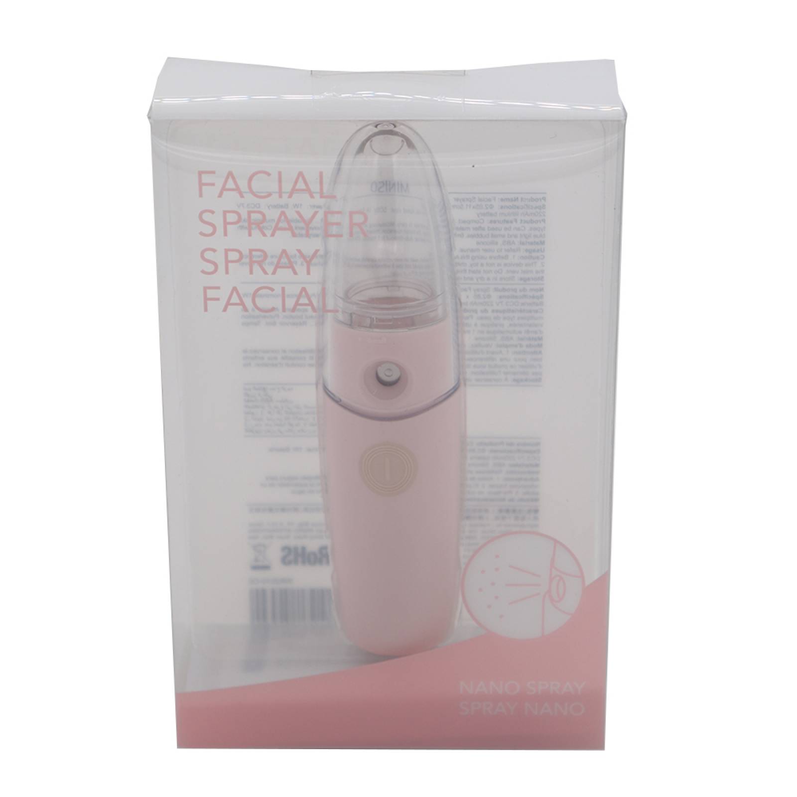 Miniso Atomizador Facial Rosa