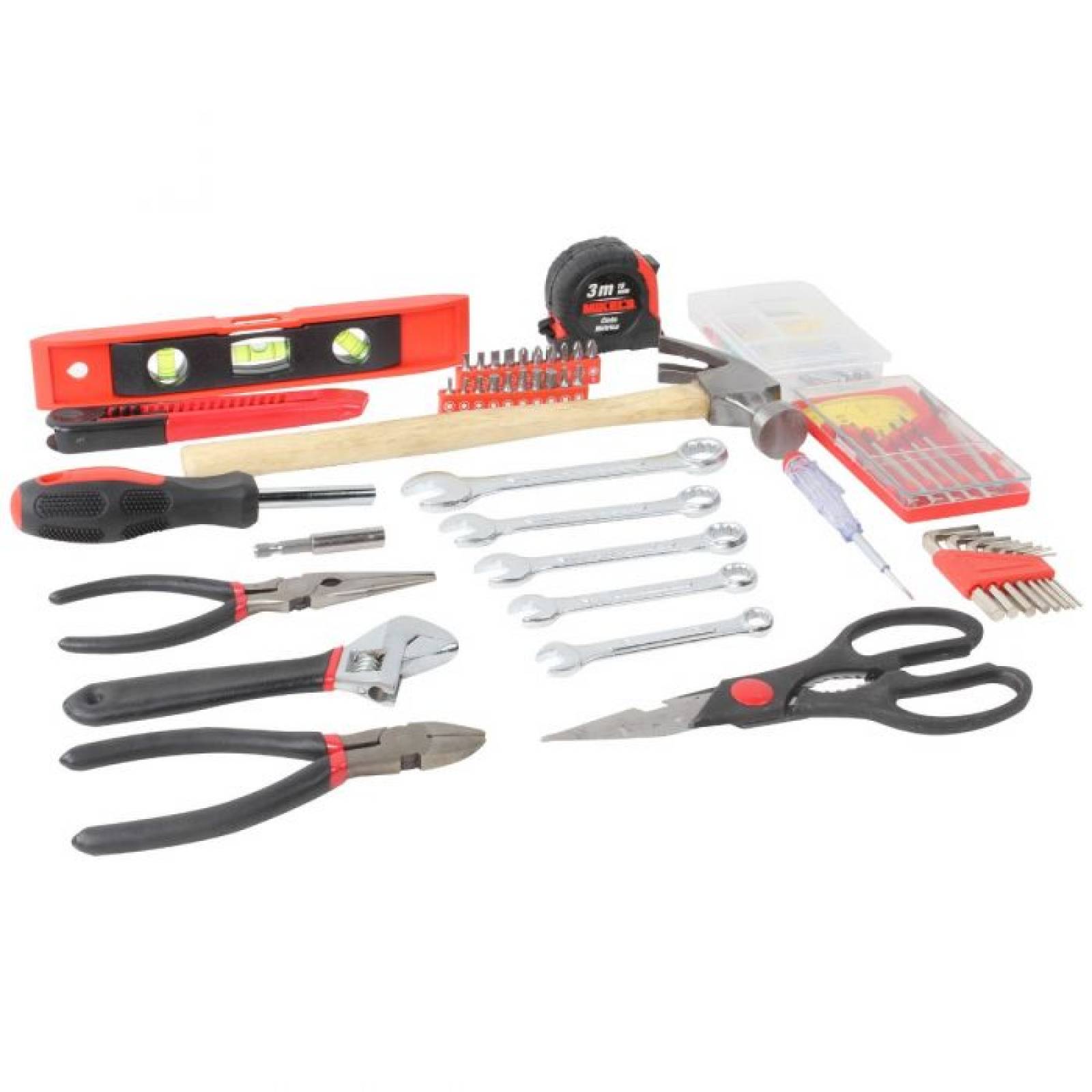 Kit de herramientas uso profesional 141 piezas Mikels