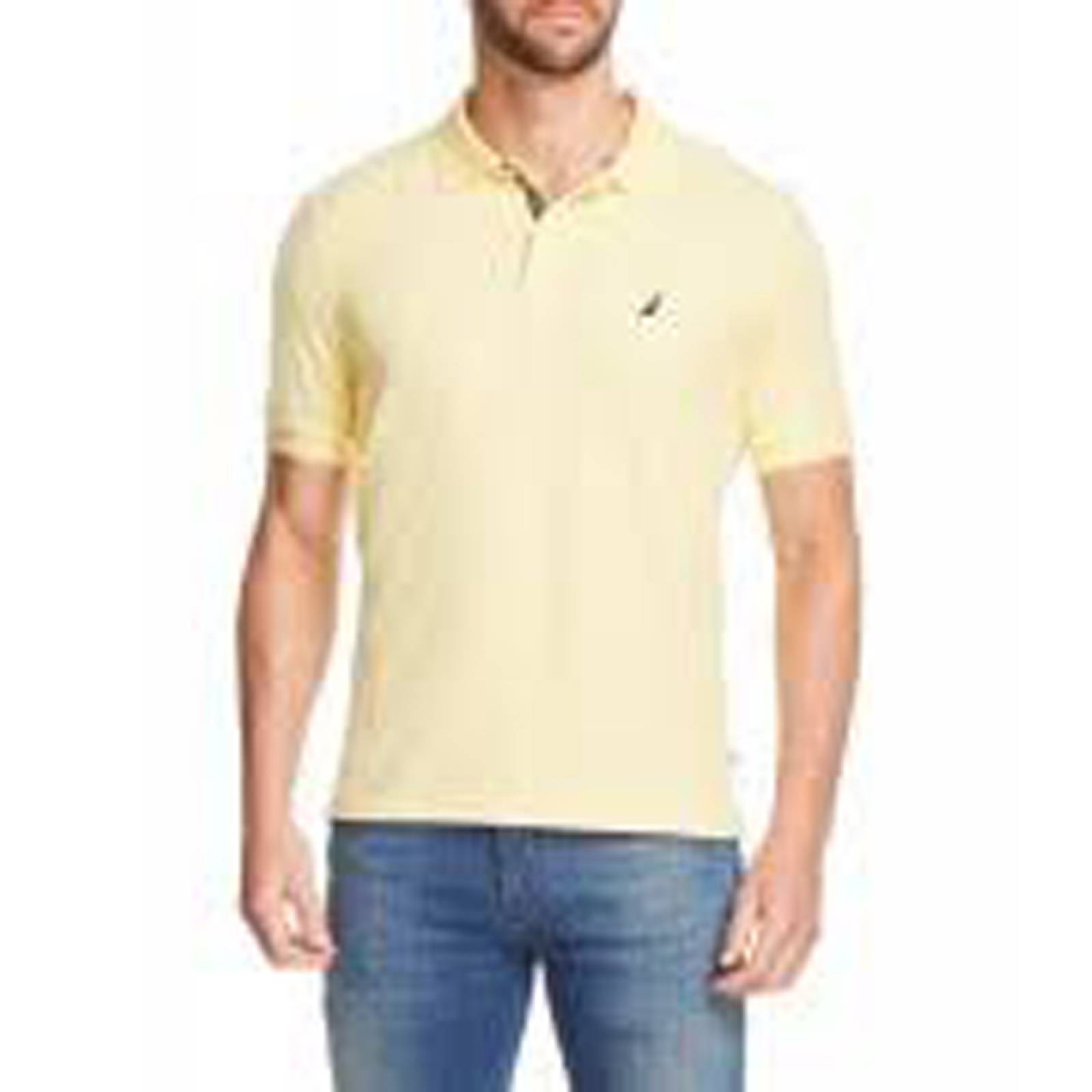 Playera Polo Amarillo Claro Para Caballero Marca Nautica