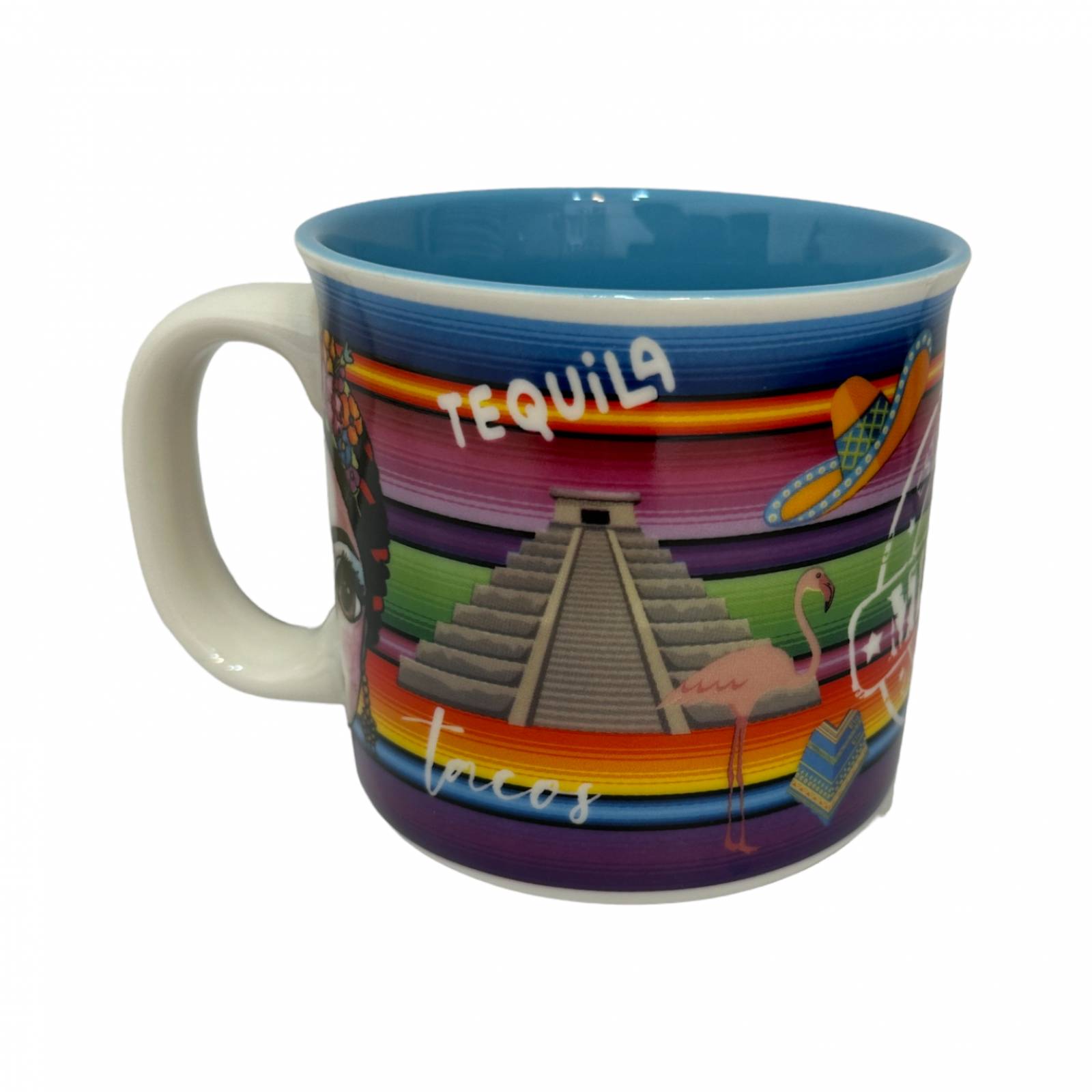 Taza De Porcelana Mexico Tequila