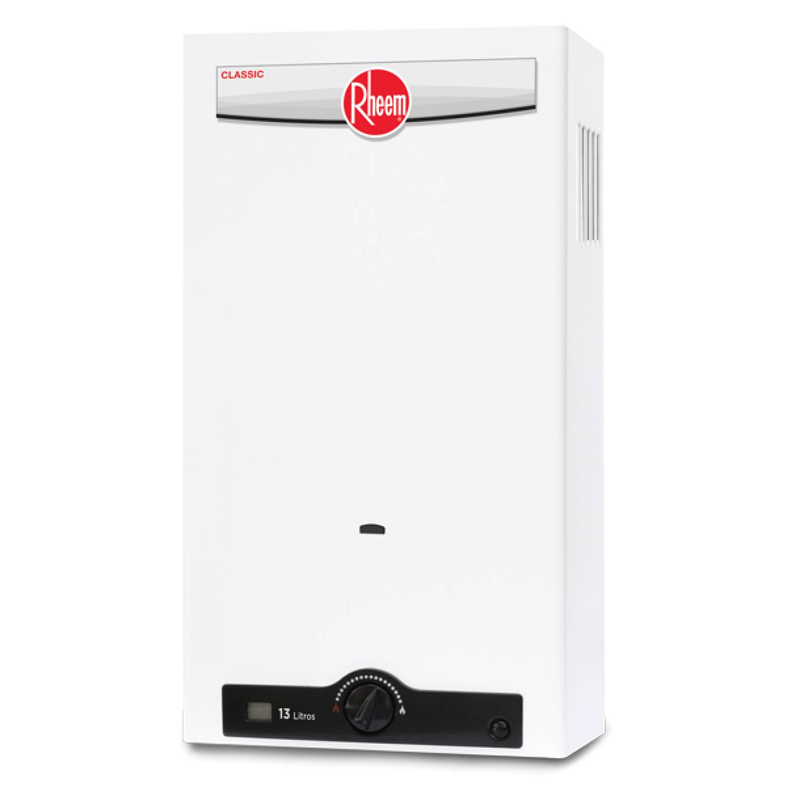 Calentador de agua Rheem instantáneo 13 Litros/Min a gas NAT