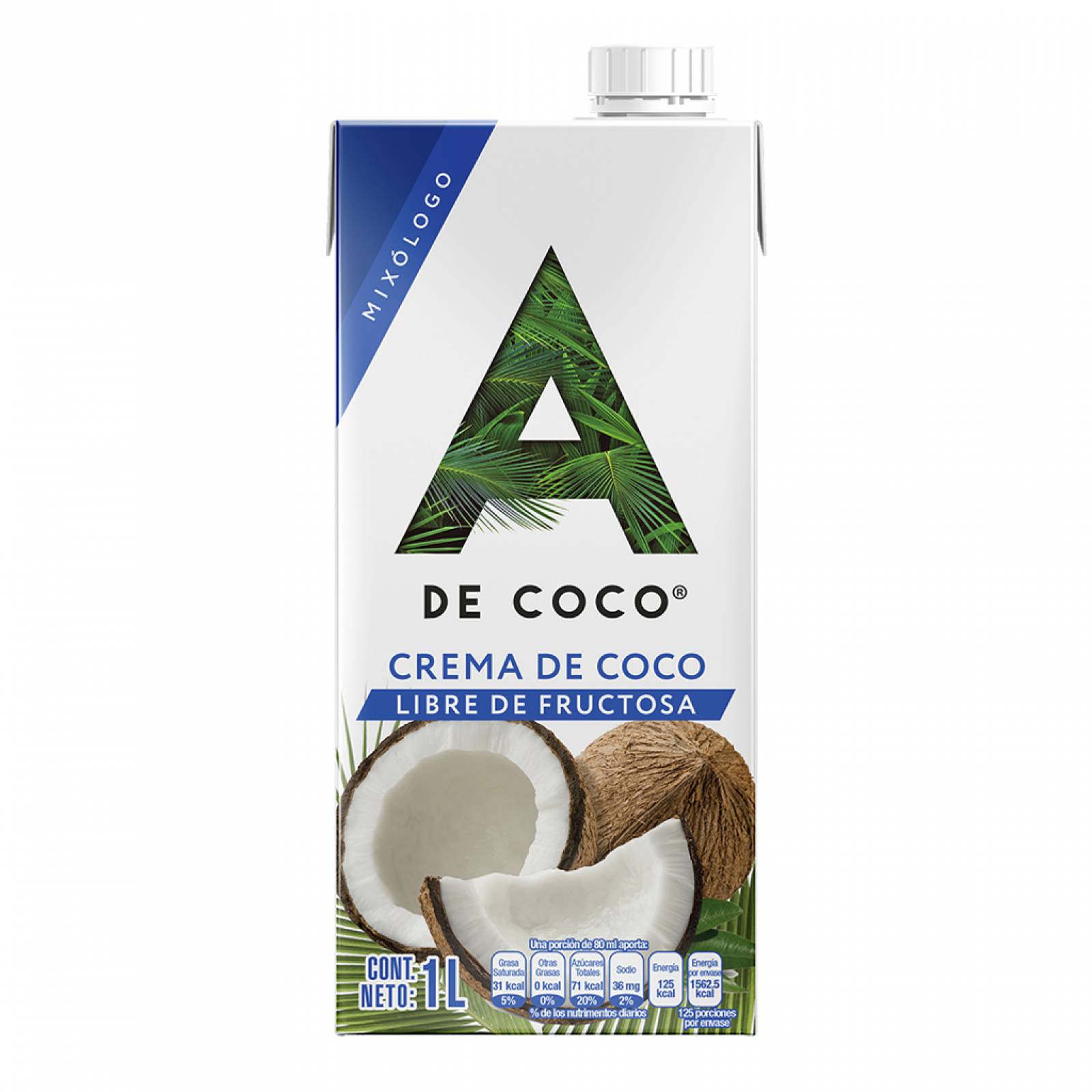 Crema de Coco A de Coco 1000 ml