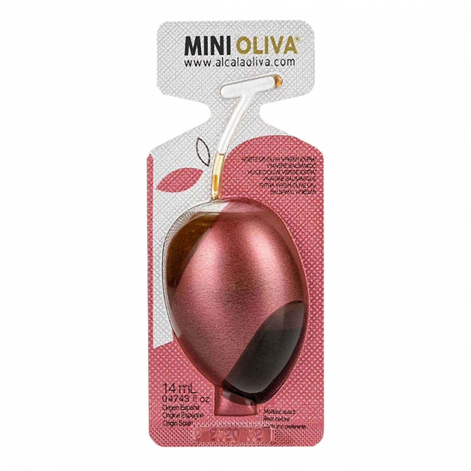 Minioliva Cápsulas Vinagreta Balsámica 100 Piezas de 14 ml