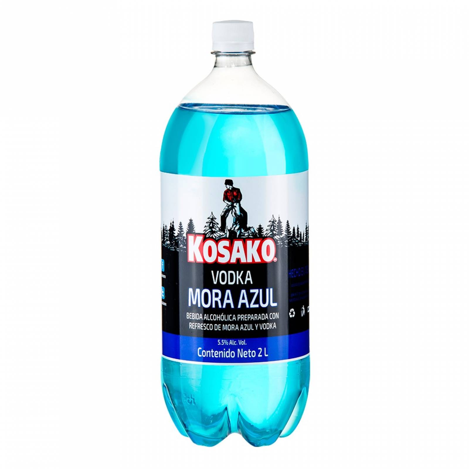 Kosako Vodka Mora Azul botella 2 lt