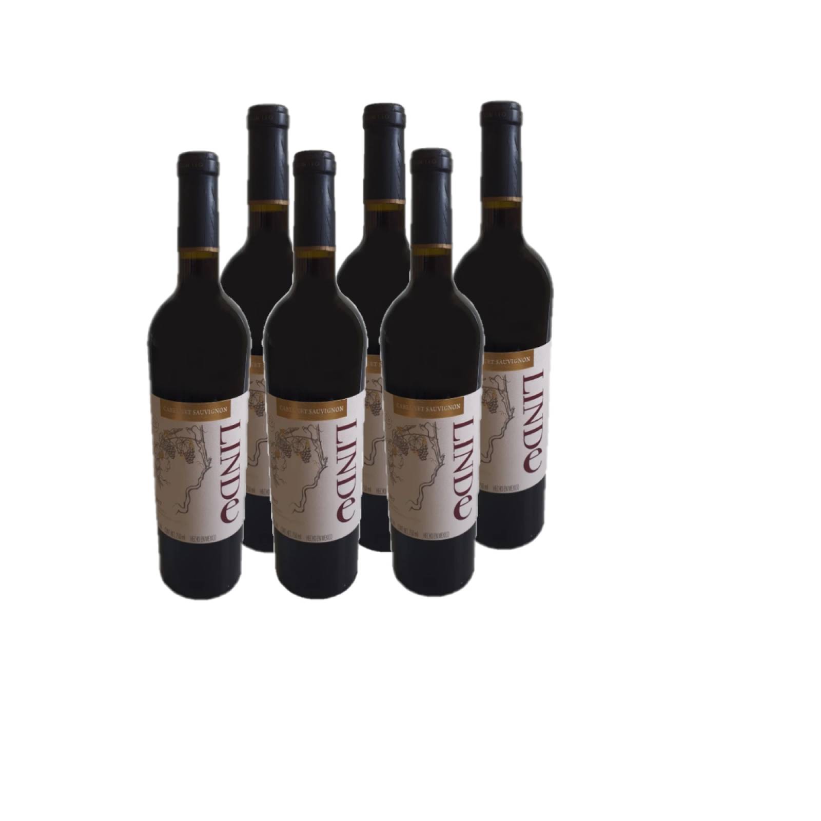 Linde Vino Tinto Cabernet Sauvignon 750 ml 6 botellas