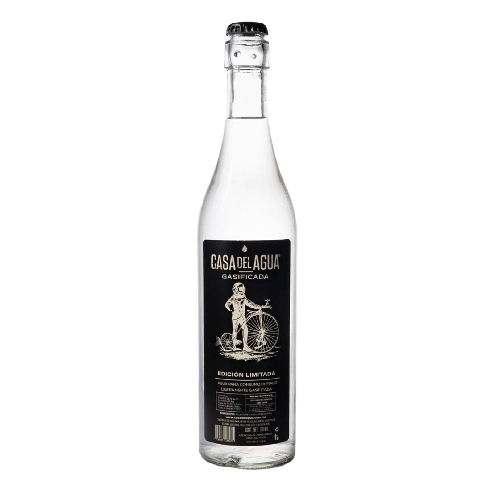 Agua Gasificada Casa del Agua 600 ml