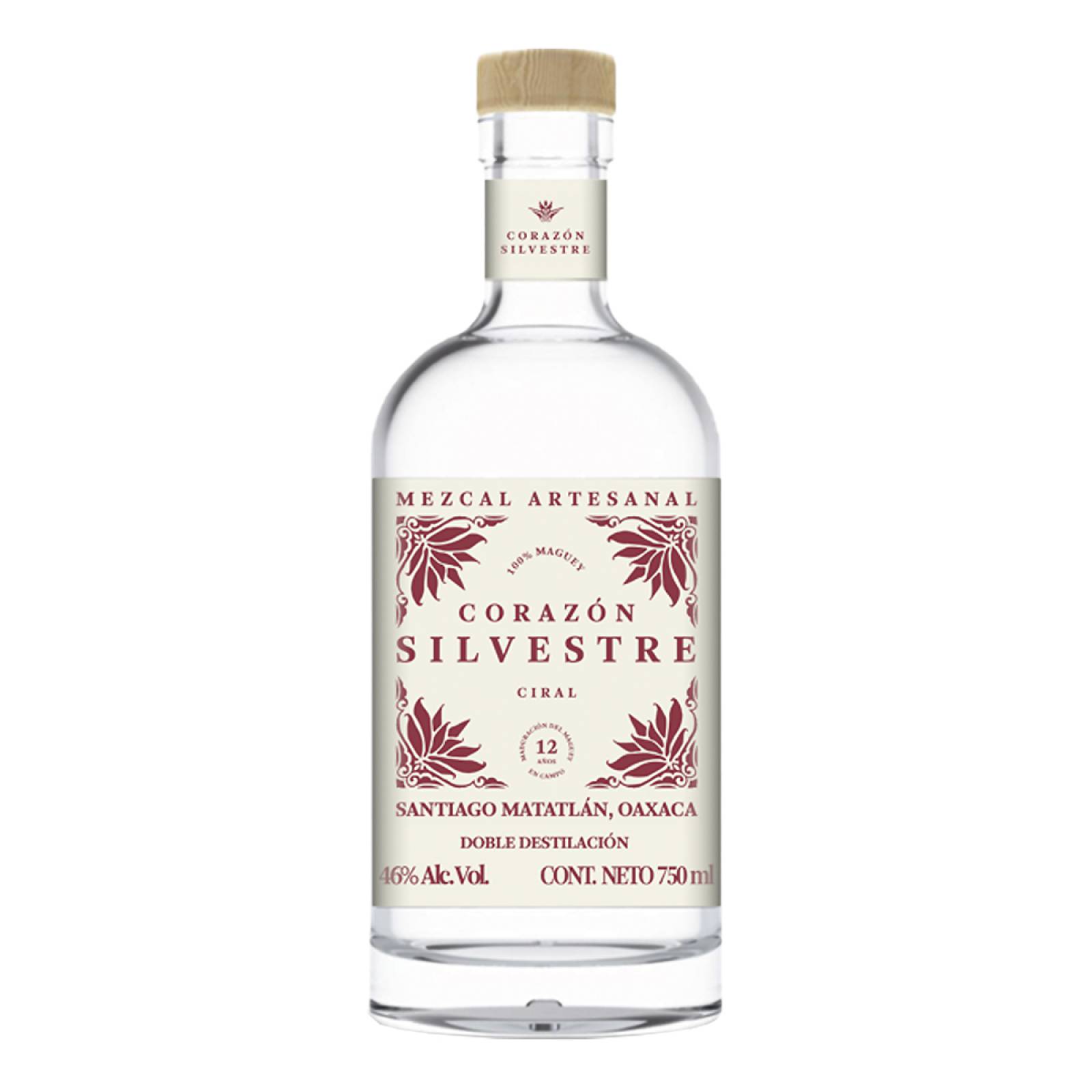 Mezcal 100% Agave Cirial Corazón Silvestre 750 ml