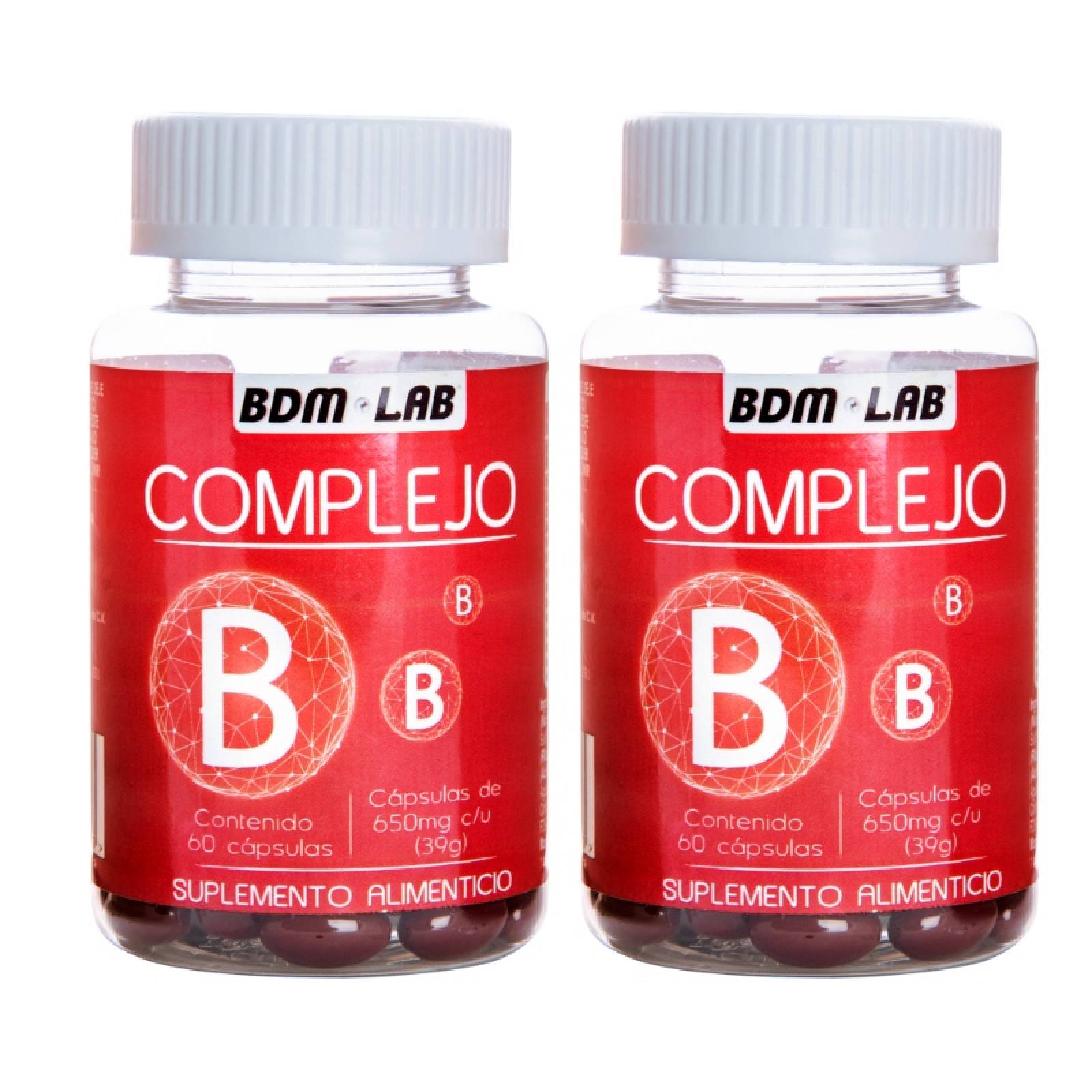 Duo Pack COMPLEJO B 60 cápsulas c/u BDM-LAB