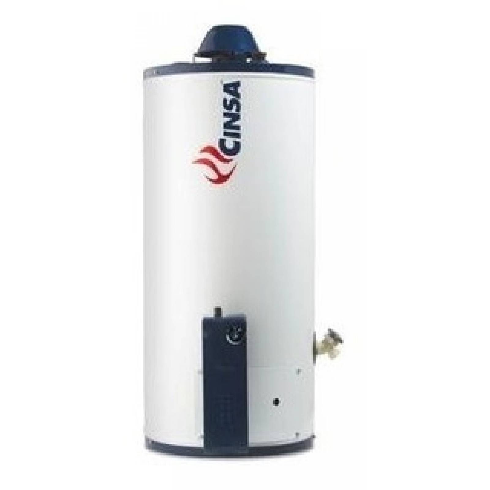 BOILER CALENTADOR DE AGUA CINSA 40 GALONES GAS LP Color Perla