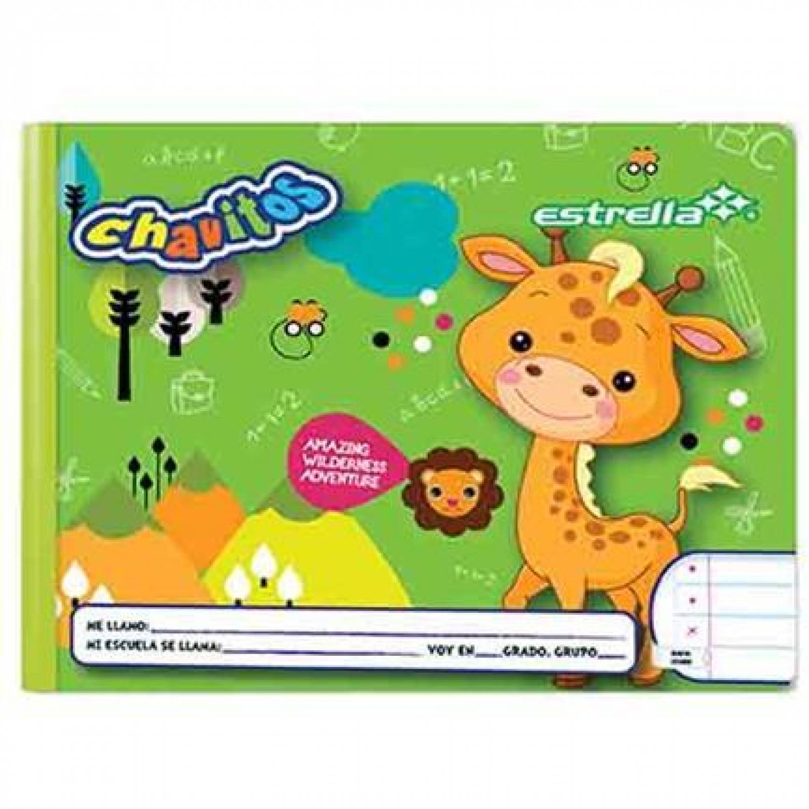 Estrella CUADERNO ESTRELLA PRE ESCOLAR COSIDO ITALIANA RAYA 72HJS