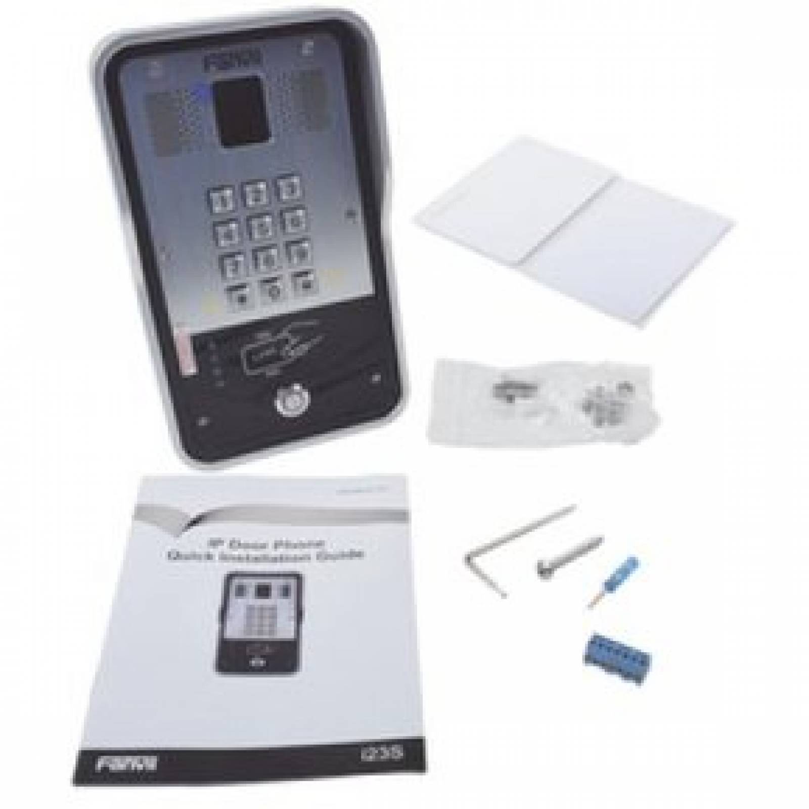 Fanvil Portero Ip Lineas Sip Con Relevador Integrado Lector Rfid Para