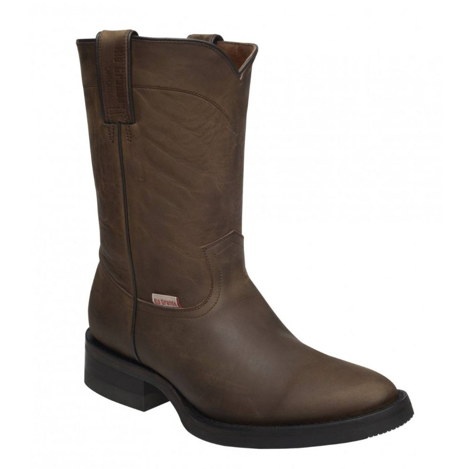 Bota Roper Marca Rio Grande Clásica Artesanal Suela Cuero Natural/ Li