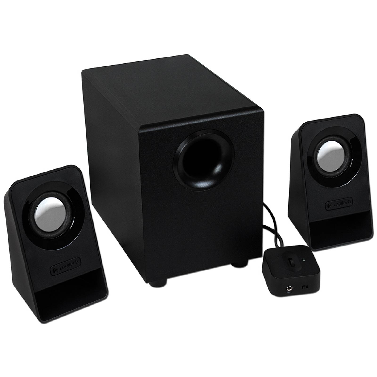 Bocinas Logitech Z213 estéreo 2.1.