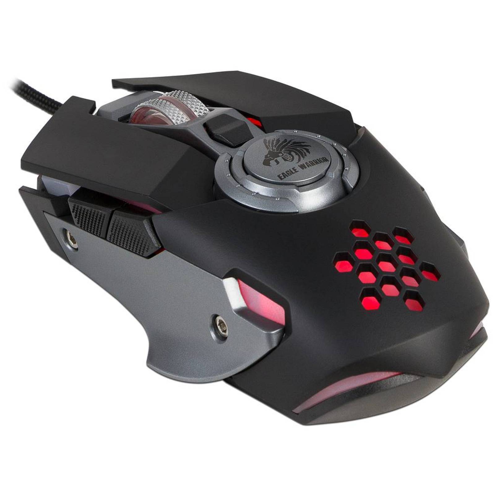 Mouse Gamer Eagle Warrior Hive hasta 3200dpi LED Personalizable USB ...
