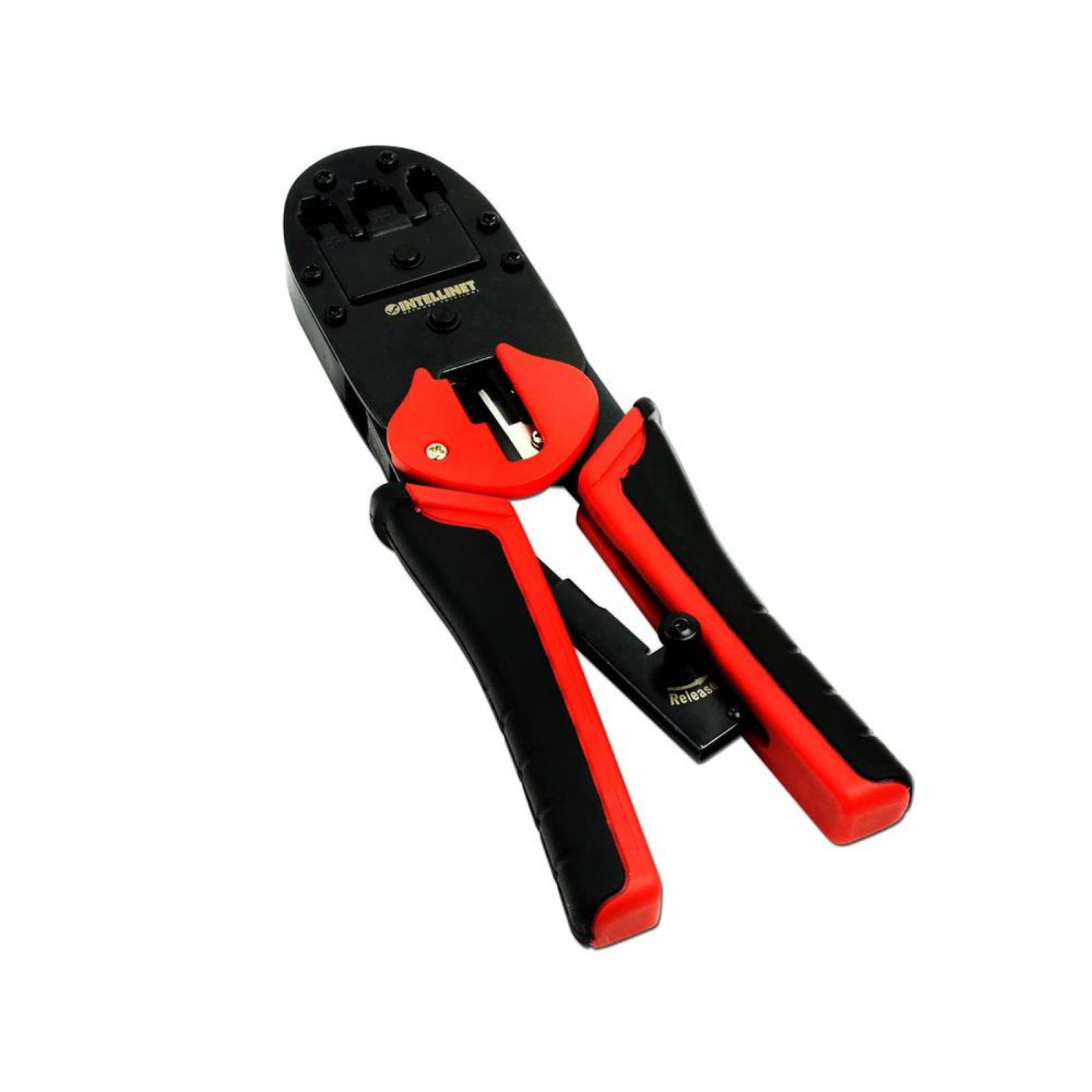 Pinza Intellinet para Crimpeo Plug RJ11 RJ12 y RJ45