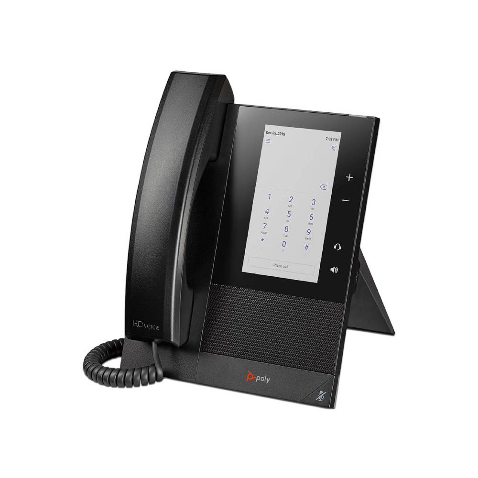 Teléfono alámbrico Polycom CCX 400 MEDIA con pantalla