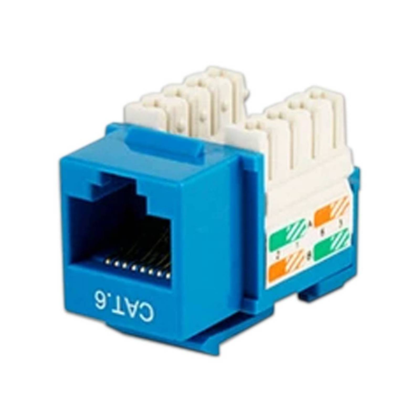 Modulo Jack Keystone TVC M2656B RJ45, de 8 Hilos, Cat6