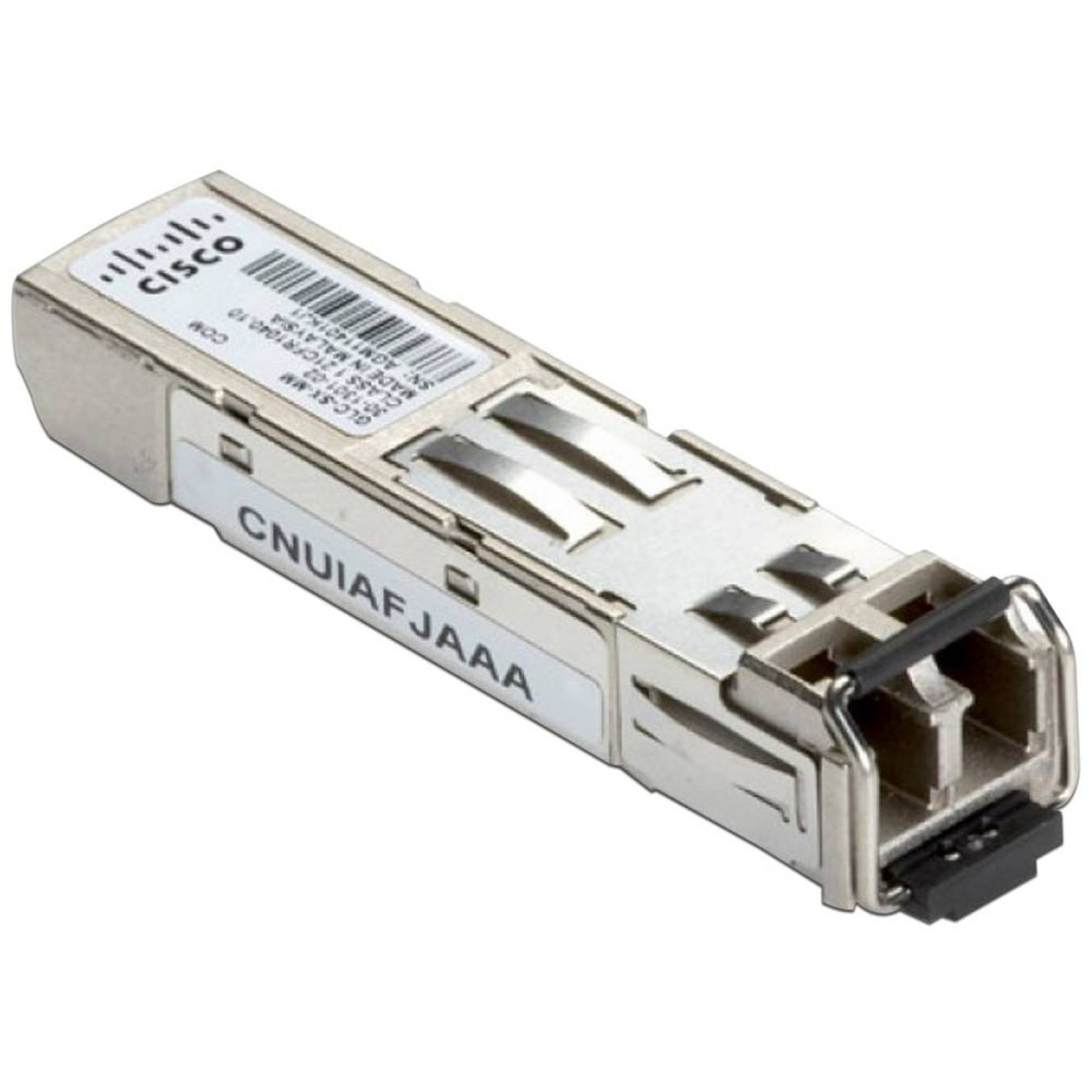 Transceptor de Fibra Óptica Cisco SFP, multimodo, 850 nm.