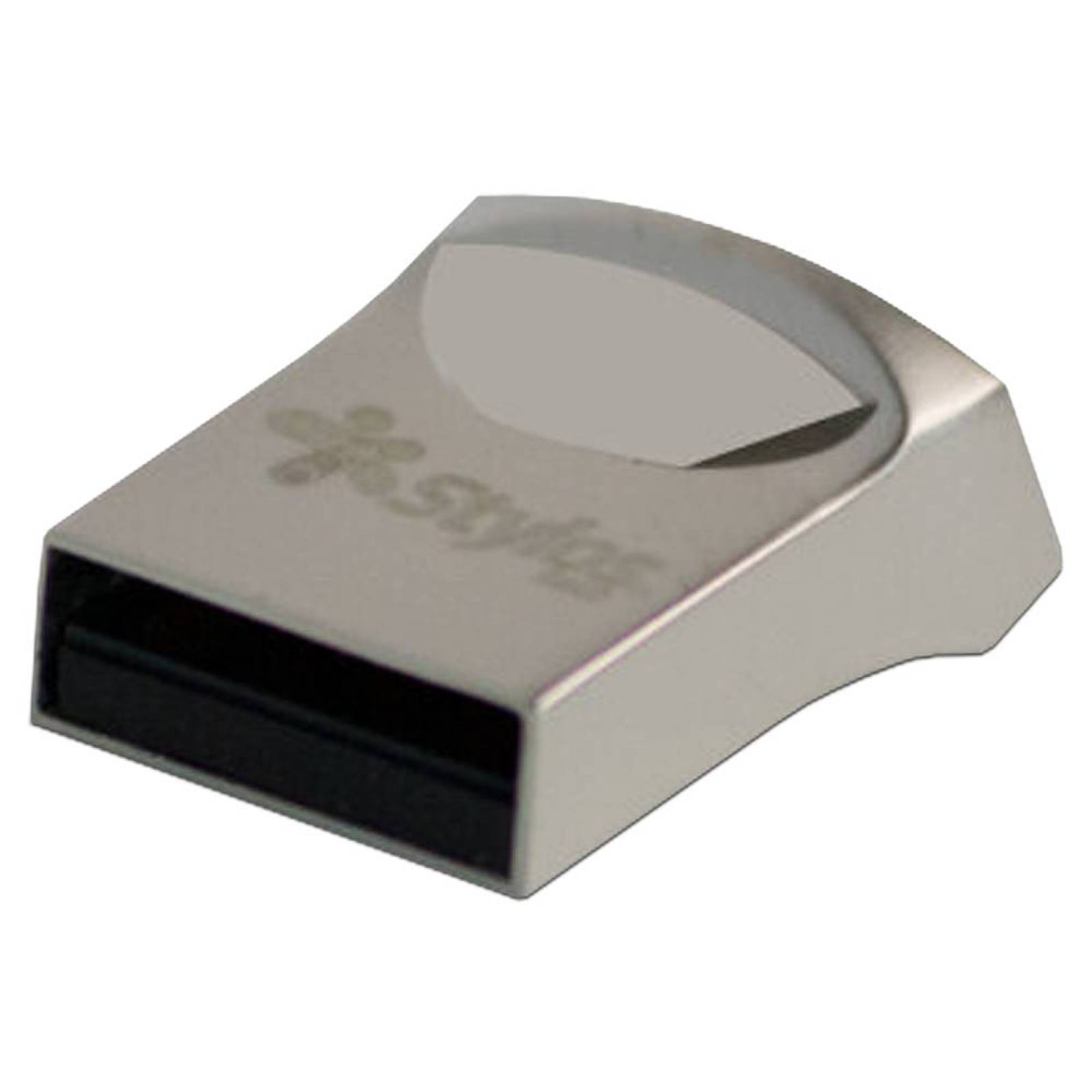 Unidad Flash USB 2.0 Stylos Mini de 32 GB. Color Plata.